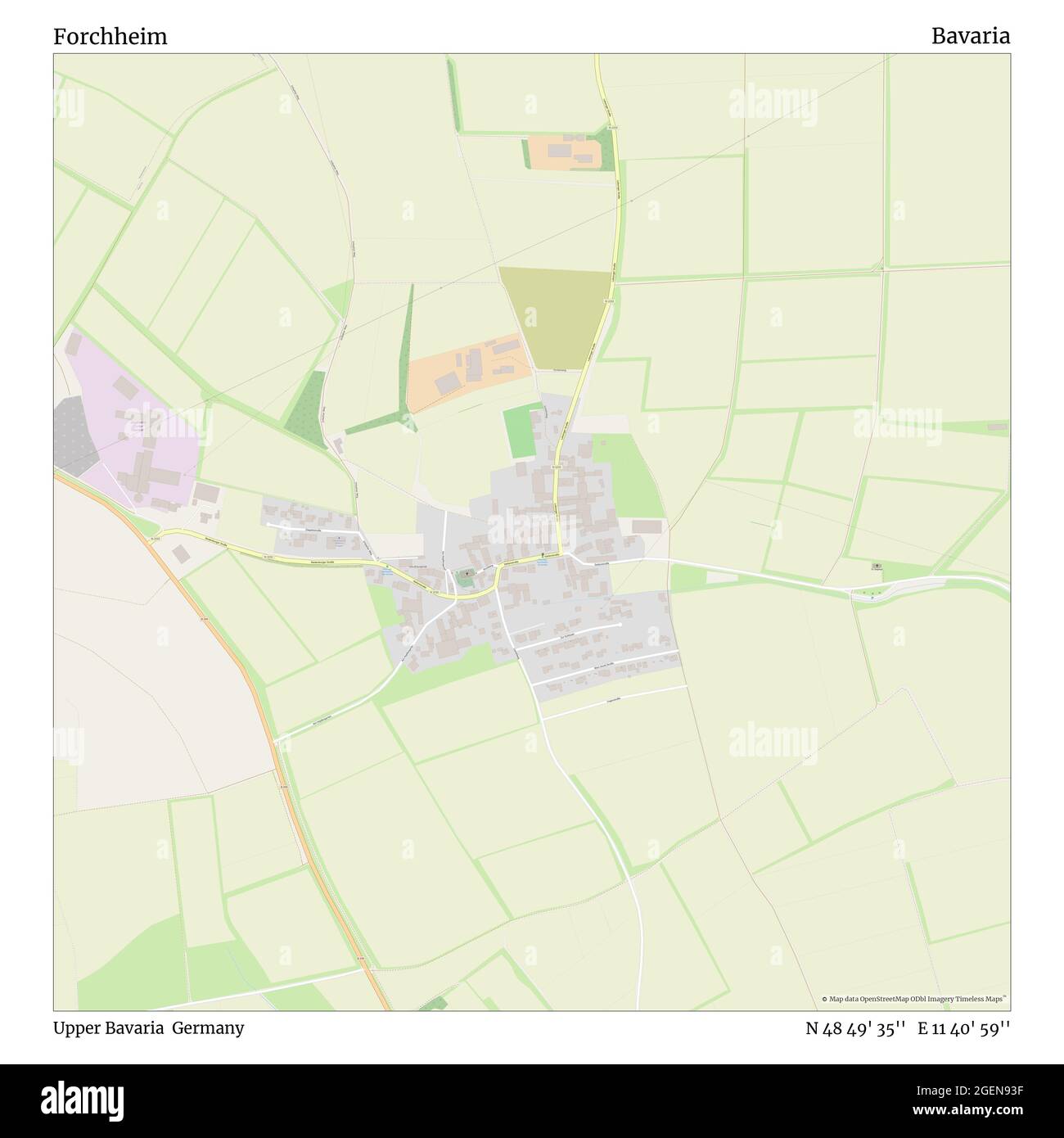 Forchheim, Oberbayern, Deutschland, Bayern, N 48 49' 35'', E 11 40' 59 ...