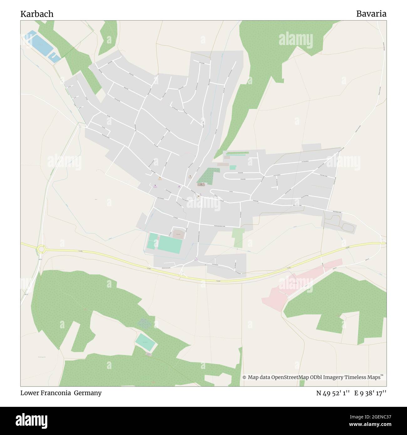 Karbach, Unterfranken, Deutschland, Bayern, N 49 52' 1'', E 9 38' 17 ...