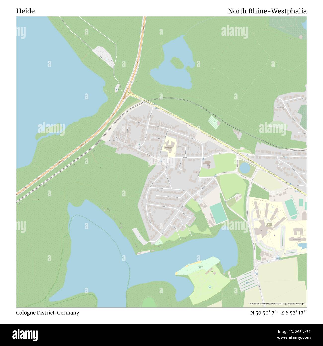 Heide, Kreis Köln, Deutschland, Nordrhein-Westfalen, N 50 50' 7'', E 6 ...