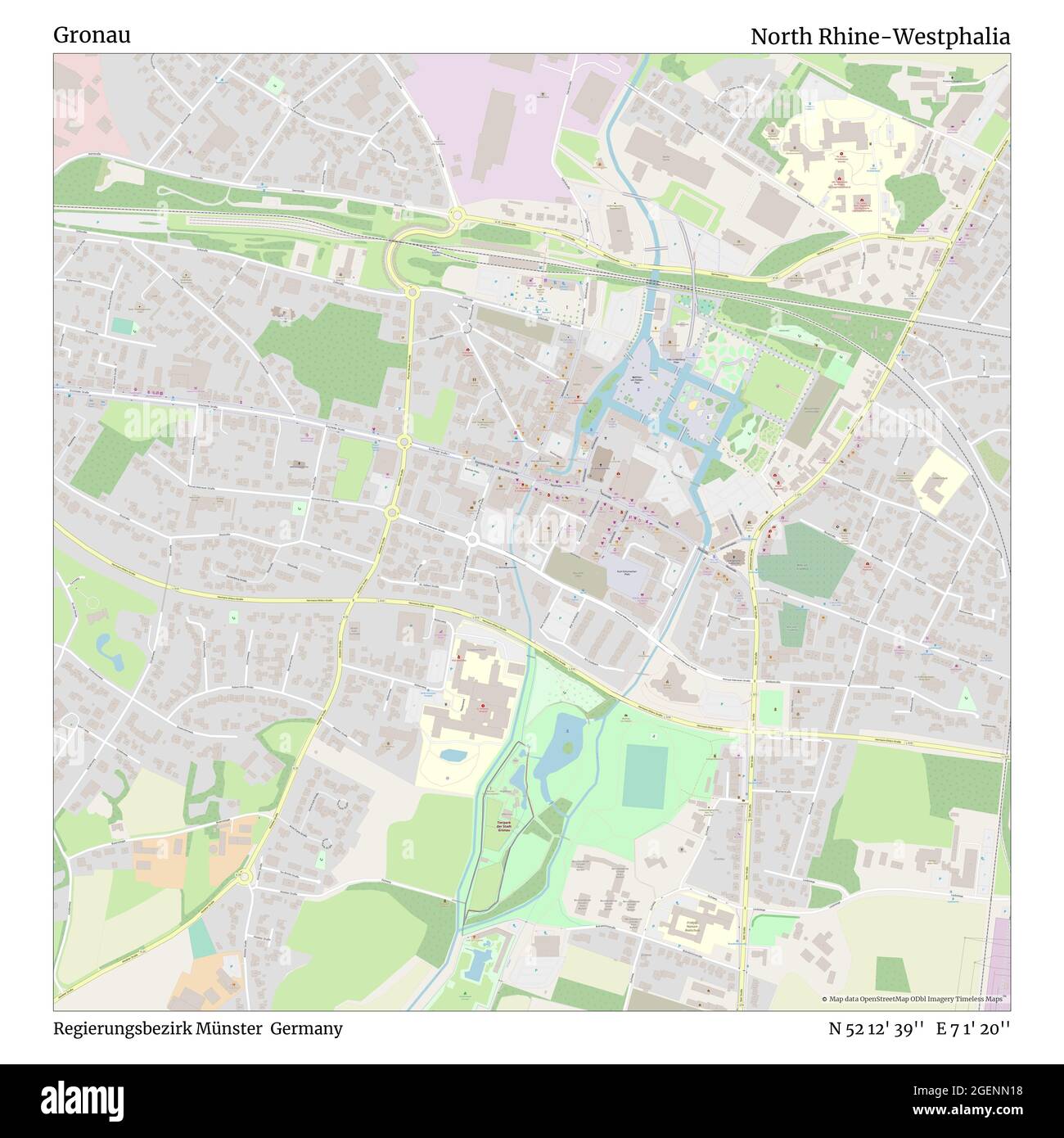 Gronau, Regierungsbezirk Münster, Deutschland, Nordrhein-Westfalen, N ...