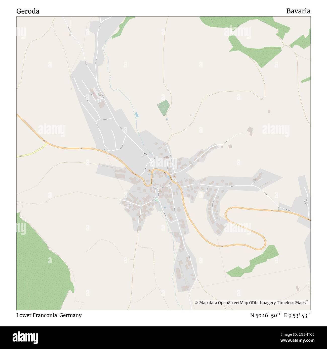 Geroda, Unterfranken, Deutschland, Bayern, N 50 16' 50'', E 9 53' 43 ...