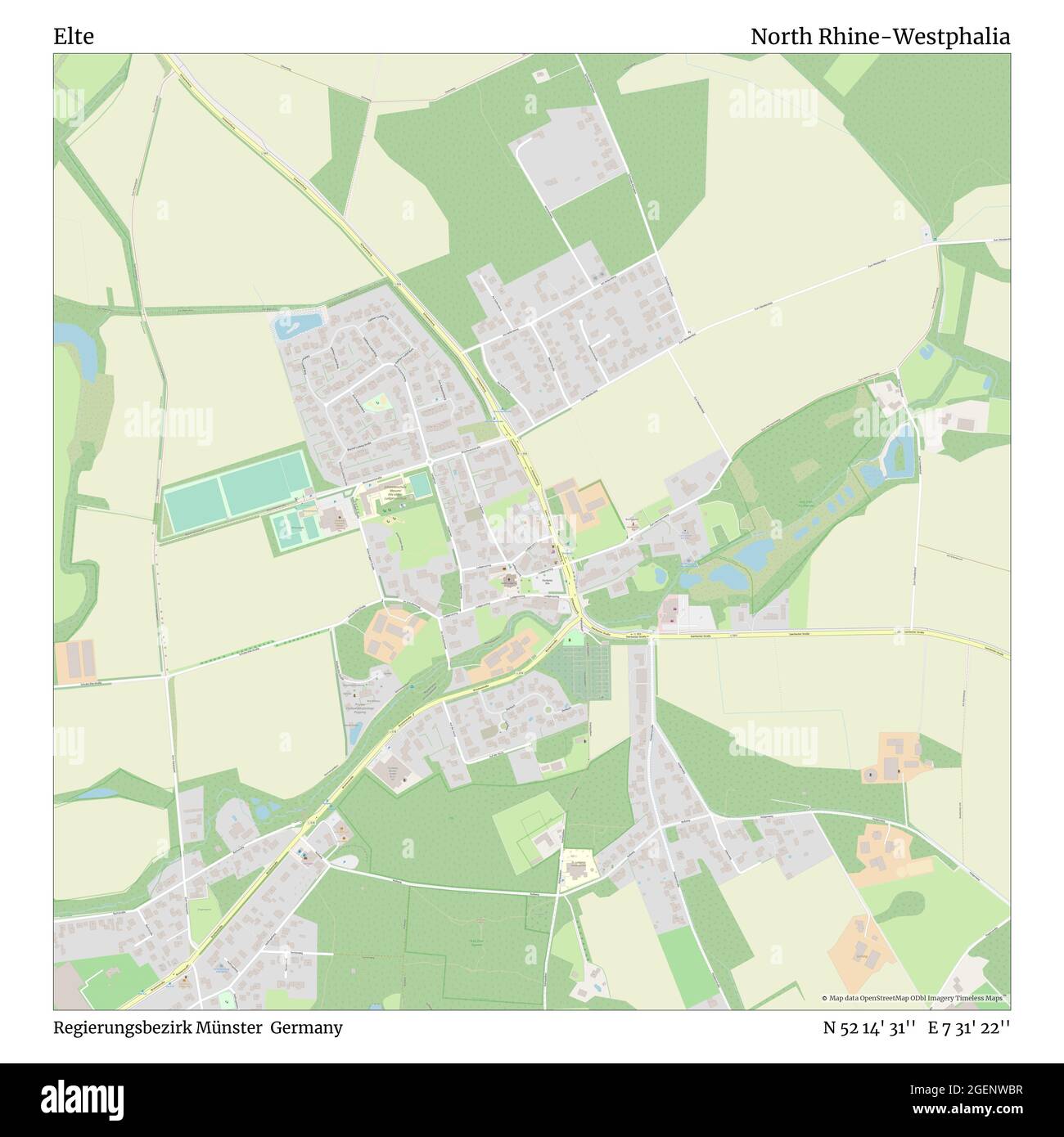 Elte, Regierungsbezirk Münster, Deutschland, Nordrhein-Westfalen, N 52 ...