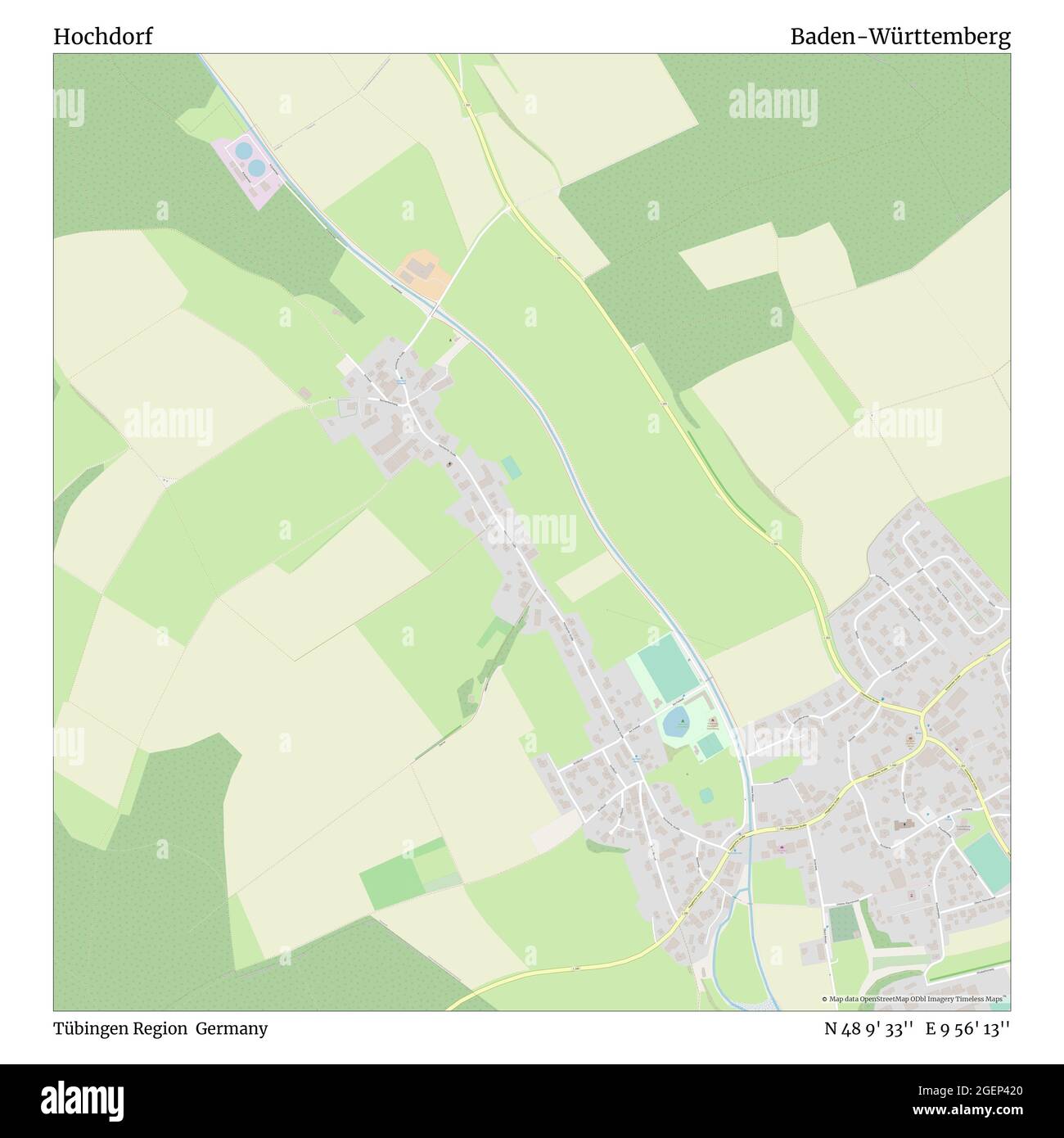 Hochdorf, Region Tübingen, Deutschland, Baden-Württemberg, N 48 9' 33 ...