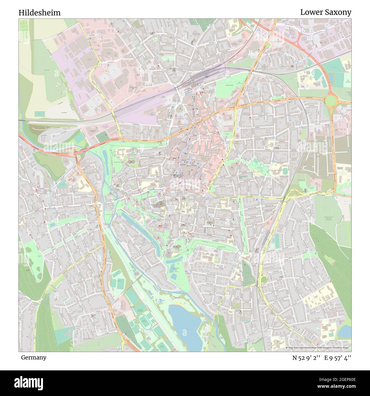 Stadtplan von hildesheim -Fotos und -Bildmaterial in hoher Auflösung ...
