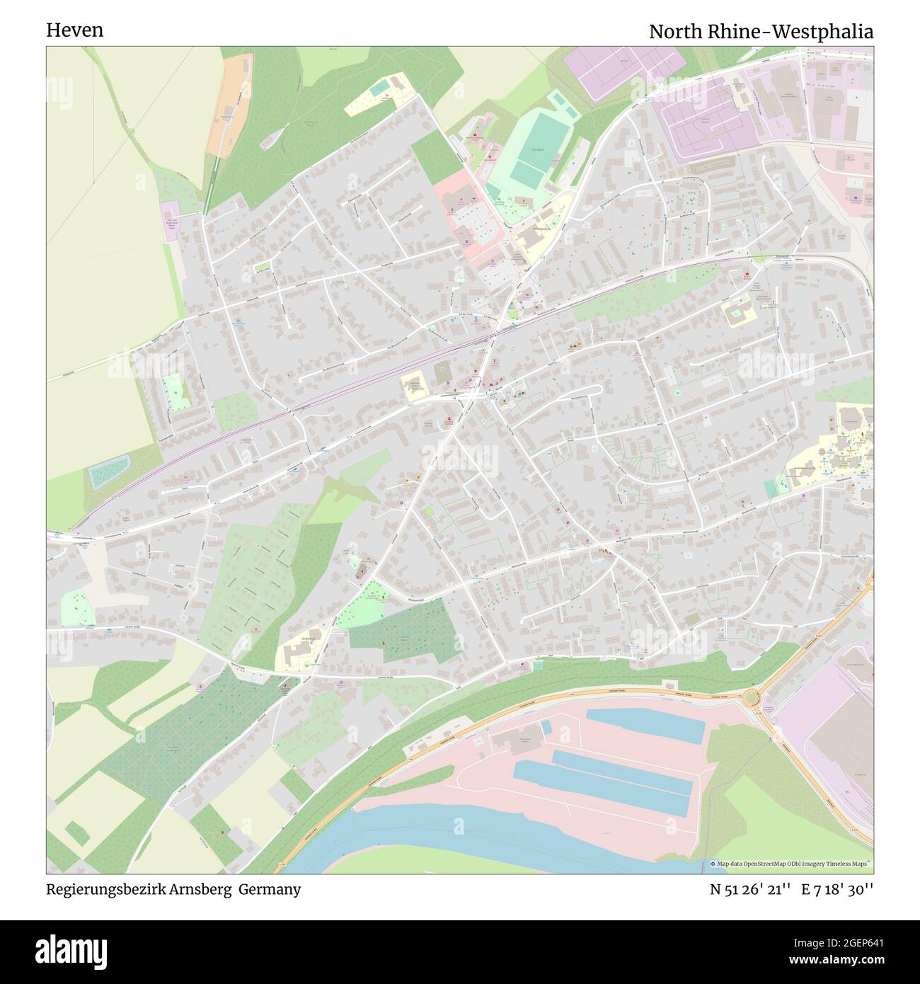 Heven, Regierungsbezirk Arnsberg, Deutschland, Nordrhein-Westfalen, N ...