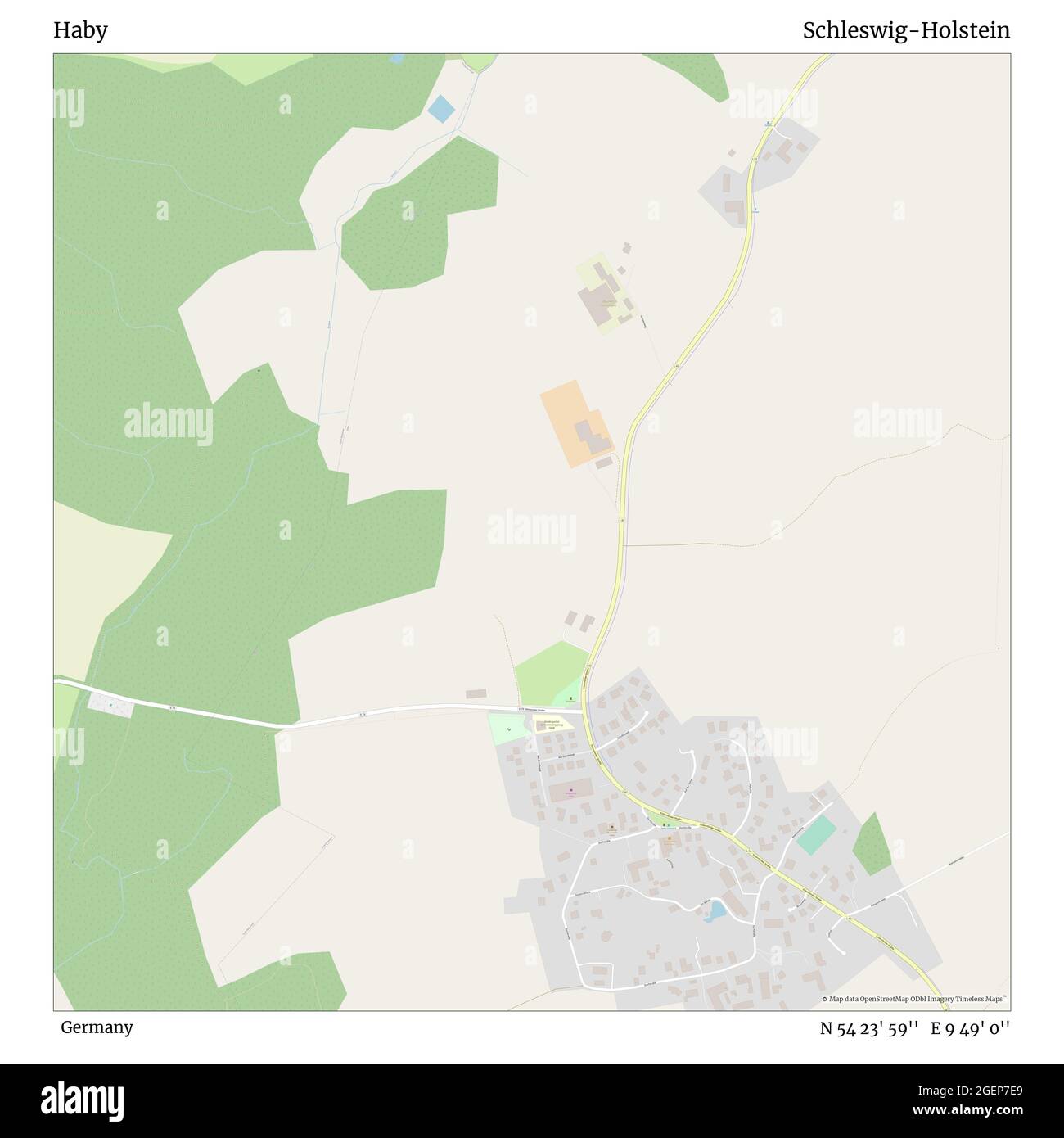 Haby, Deutschland, Schleswig-Holstein, N 54 23' 59'', E 9 49' 0 ...