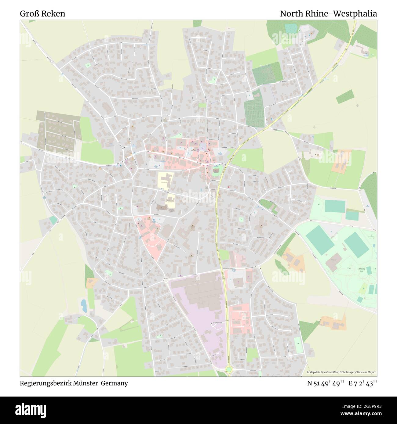 Groß Reken, Regierungsbezirk Münster, Deutschland, Nordrhein-Westfalen ...