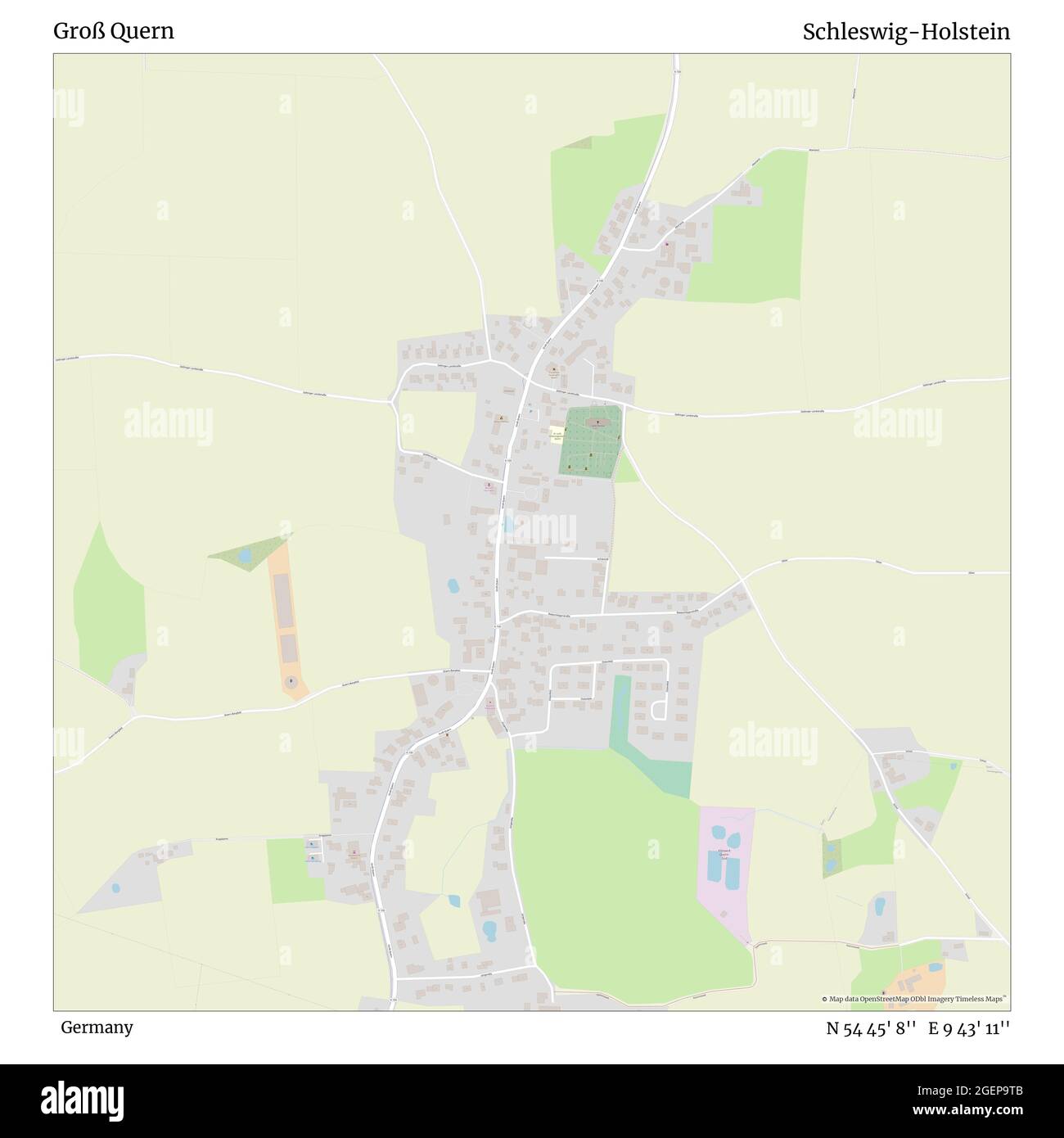 Groß Quern, Deutschland, Schleswig-Holstein, N 54 45' 8'', E 9 43' 11 ...