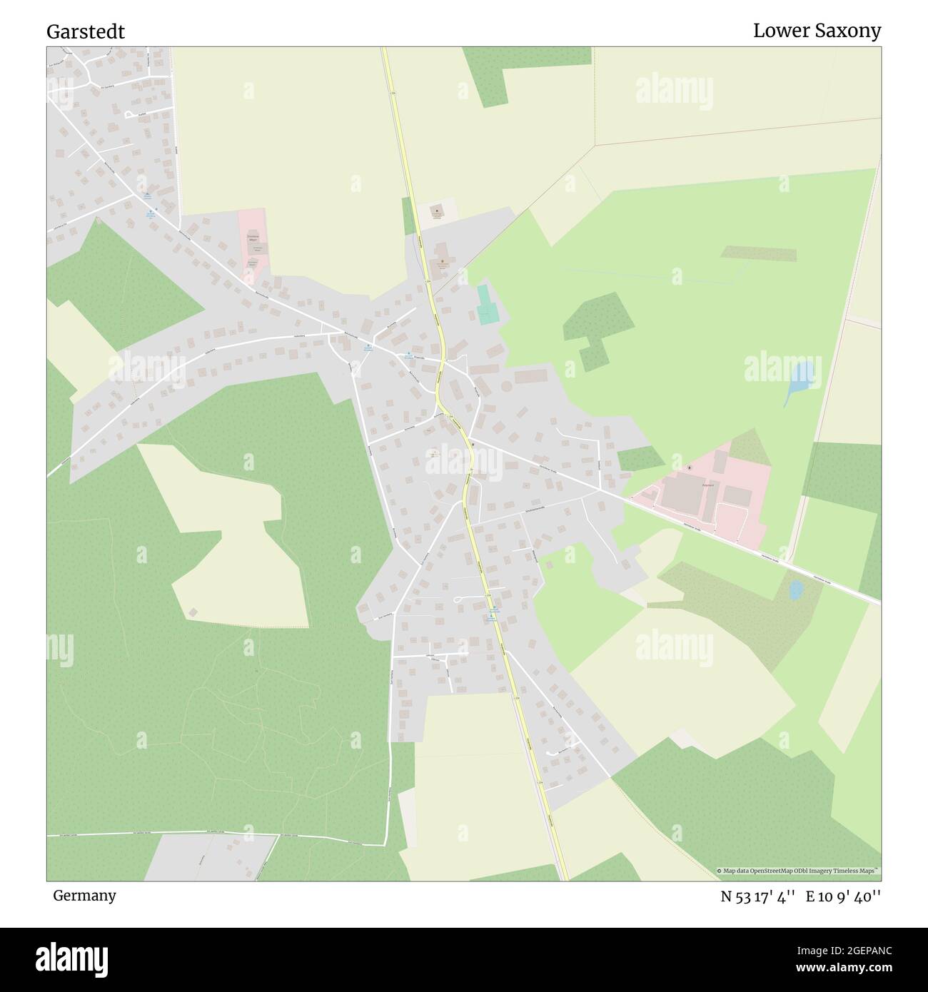 Garstedt, Deutschland, Niedersachsen, N 53 17' 4'', E 10 9' 40'', Karte ...