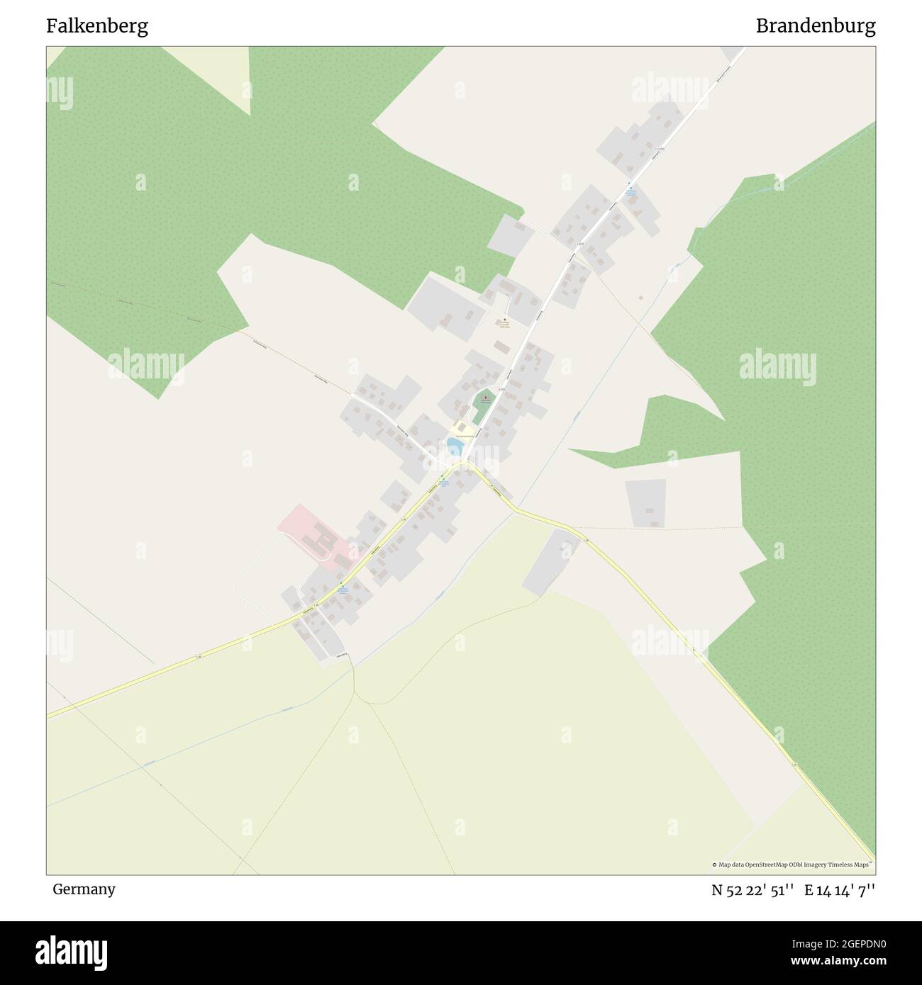 Falkenberg, Deutschland, Brandenburg, N 52 22' 51'', E 14 14' 7 ...