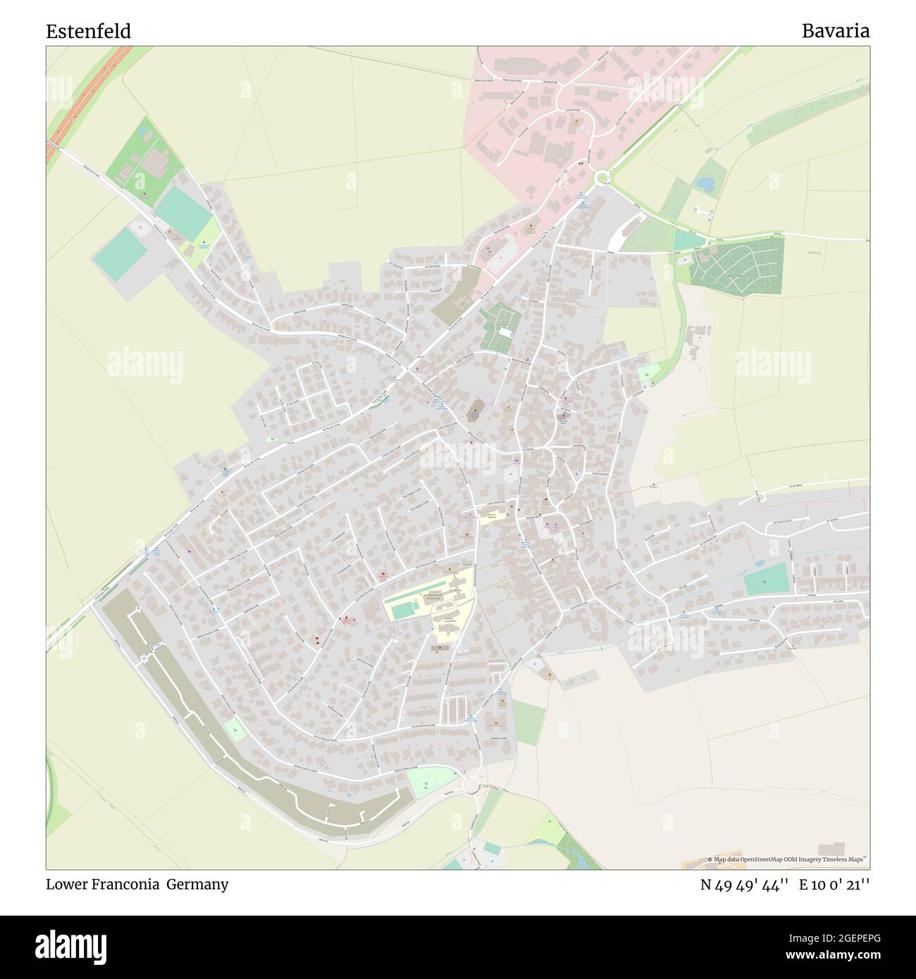 Estenfeld, Unterfranken, Deutschland, Bayern, N 49 49' 44'', E 10 0' 21 ...