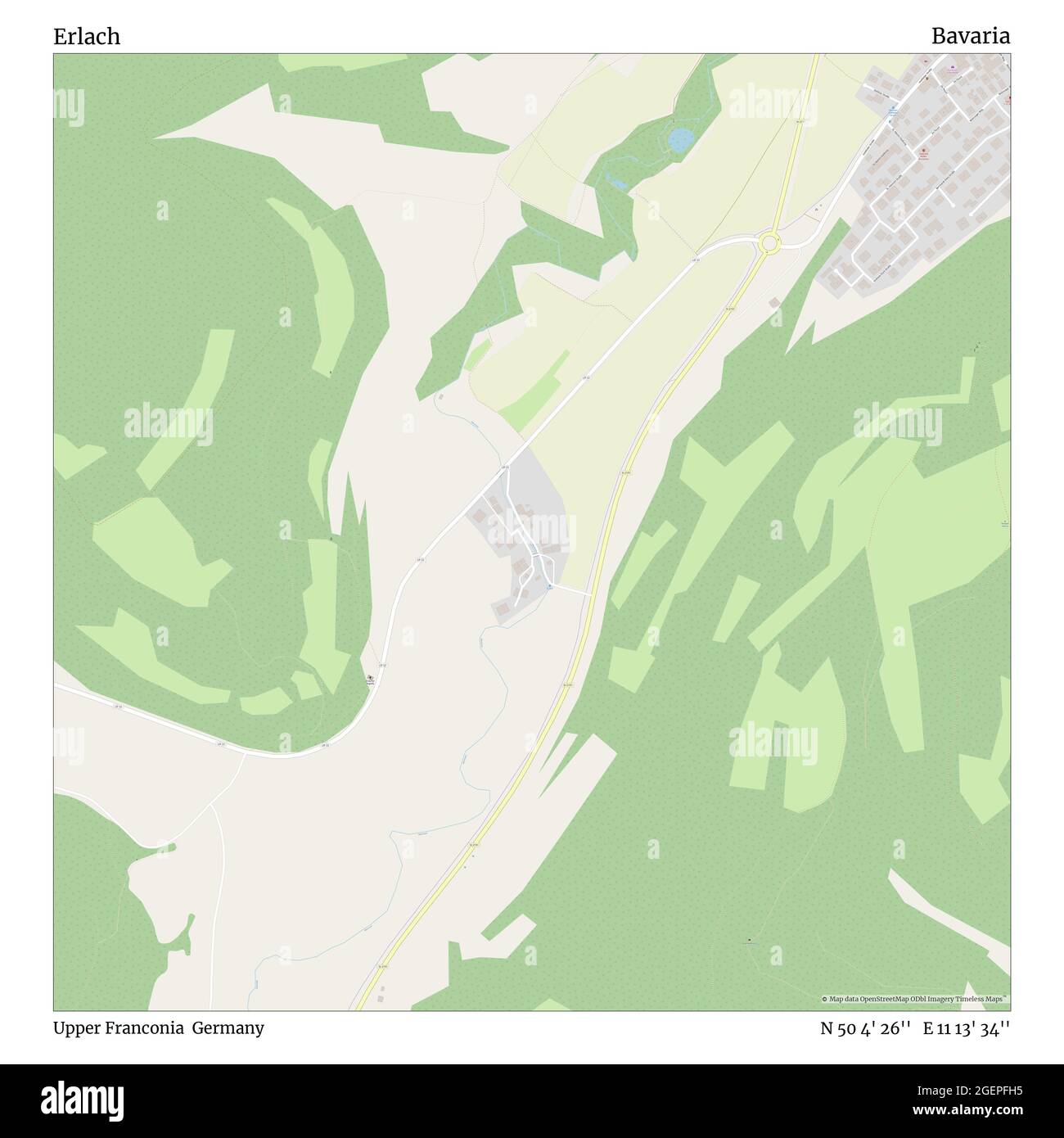 Erlach, Oberfranken, Deutschland, Bayern, N 50 4' 26'', E 11 13' 34 ...