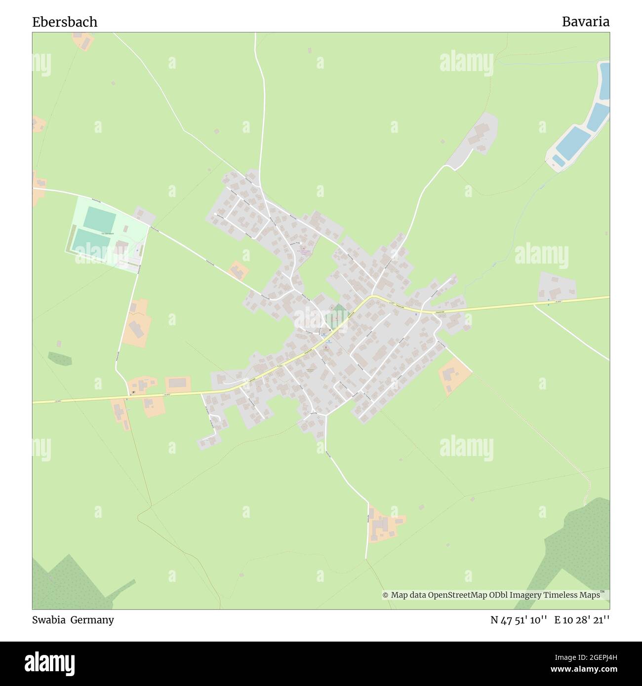 Ebersbach, Schwaben, Deutschland, Bayern, N 47 51' 10'', E 10 28' 21 ...