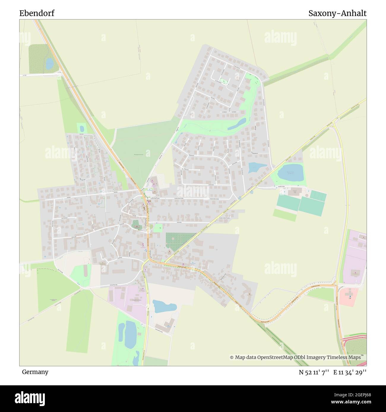 Ebendorf, Deutschland, Sachsen-Anhalt, N 52 11' 7'', E 11 34' 29 ...