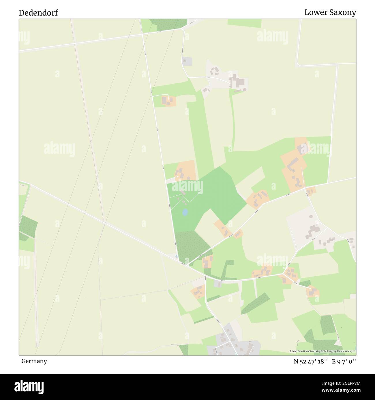 Dedendorf, Deutschland, Niedersachsen, N 52 47' 18'', E 9 7' 0'', Karte ...
