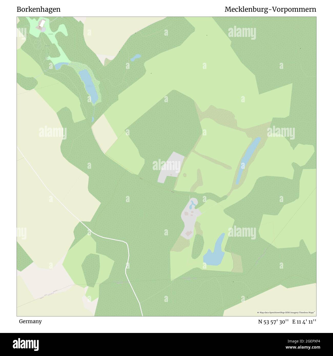Borkenhagen, Deutschland, Mecklenburg-Vorpommern, N 53 57' 30'', E 11 4 ...