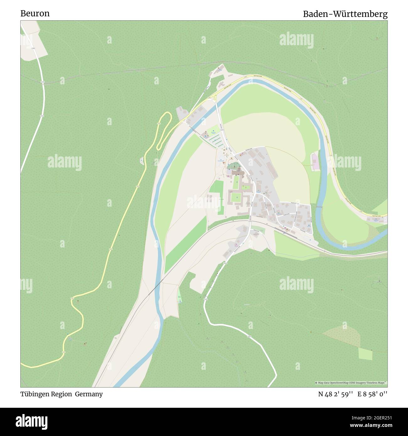 Beuron karte -Fotos und -Bildmaterial in hoher Auflösung – Alamy