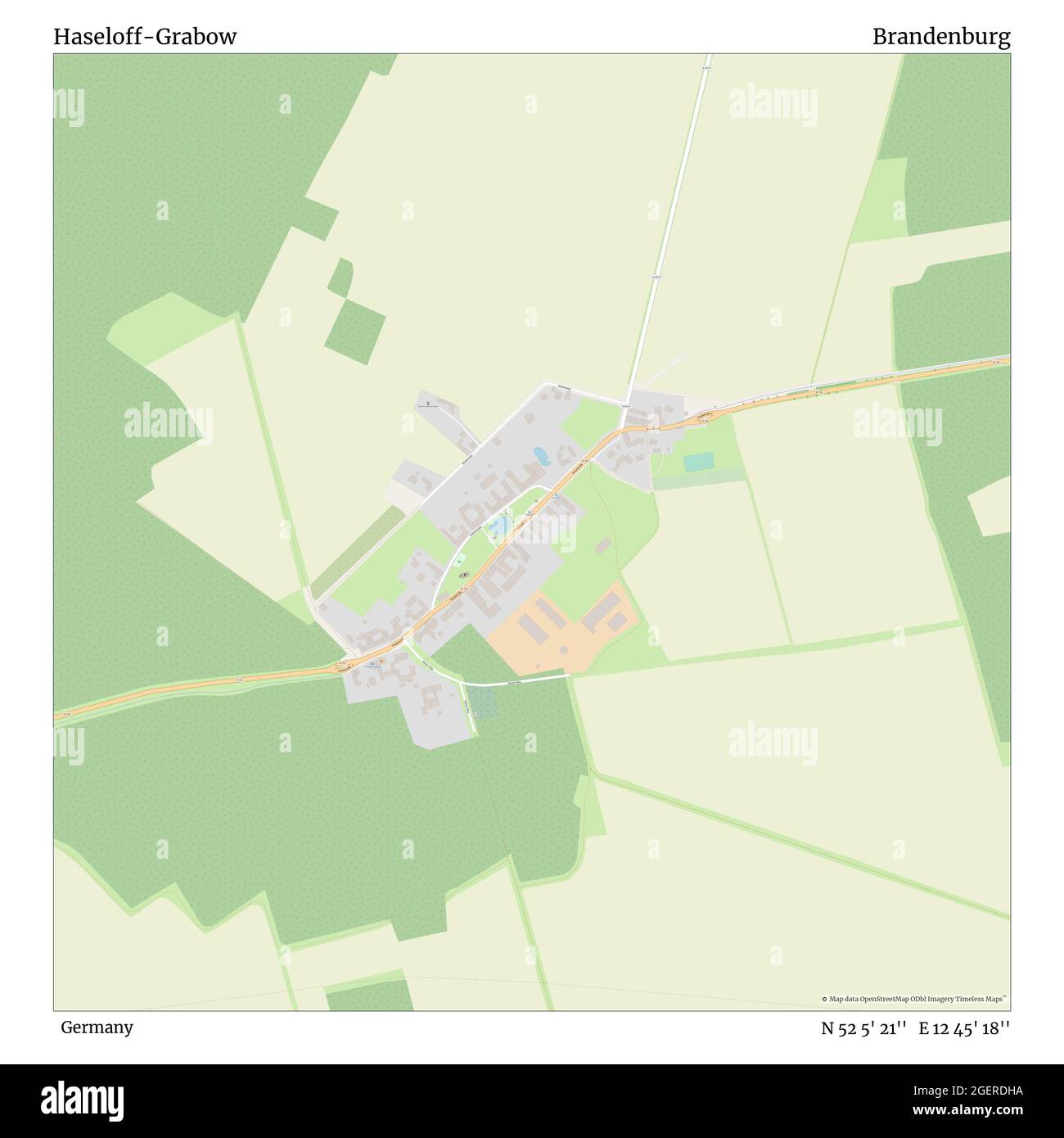 Haseloff-Grabow, Deutschland, Brandenburg, N 52 5' 21'', E 12 45' 18 ...