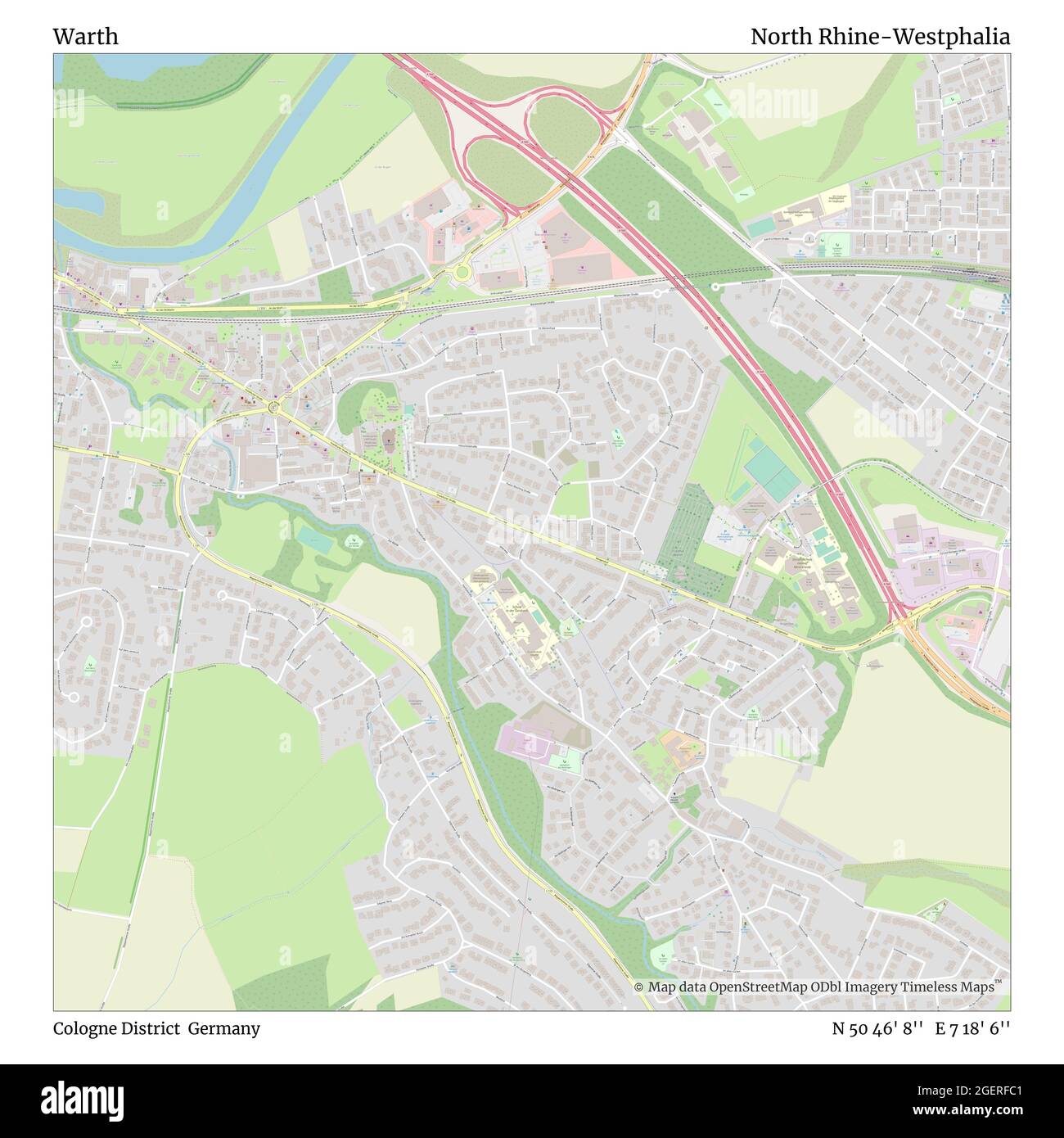 Warth, Kreis Köln, Deutschland, Nordrhein-Westfalen, N 50 46' 8'', E 7 ...