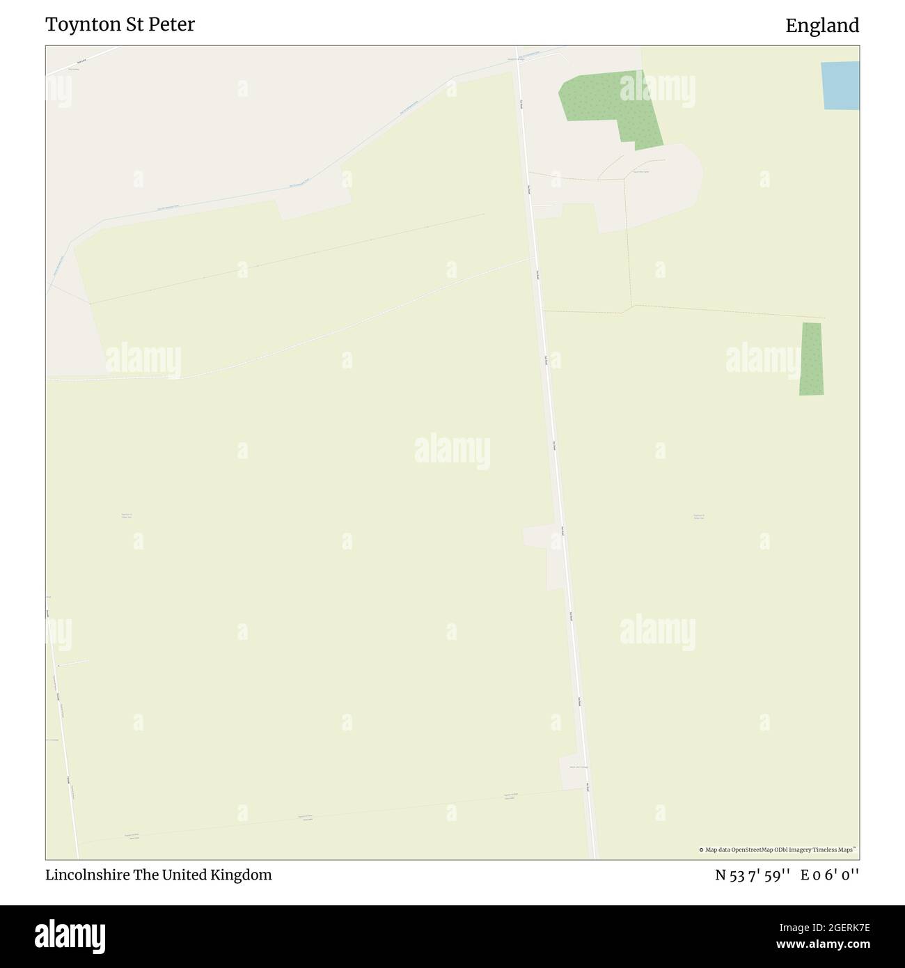 Toynton St Peter, Lincolnshire, Vereinigtes Königreich, England, N 53 7 ...