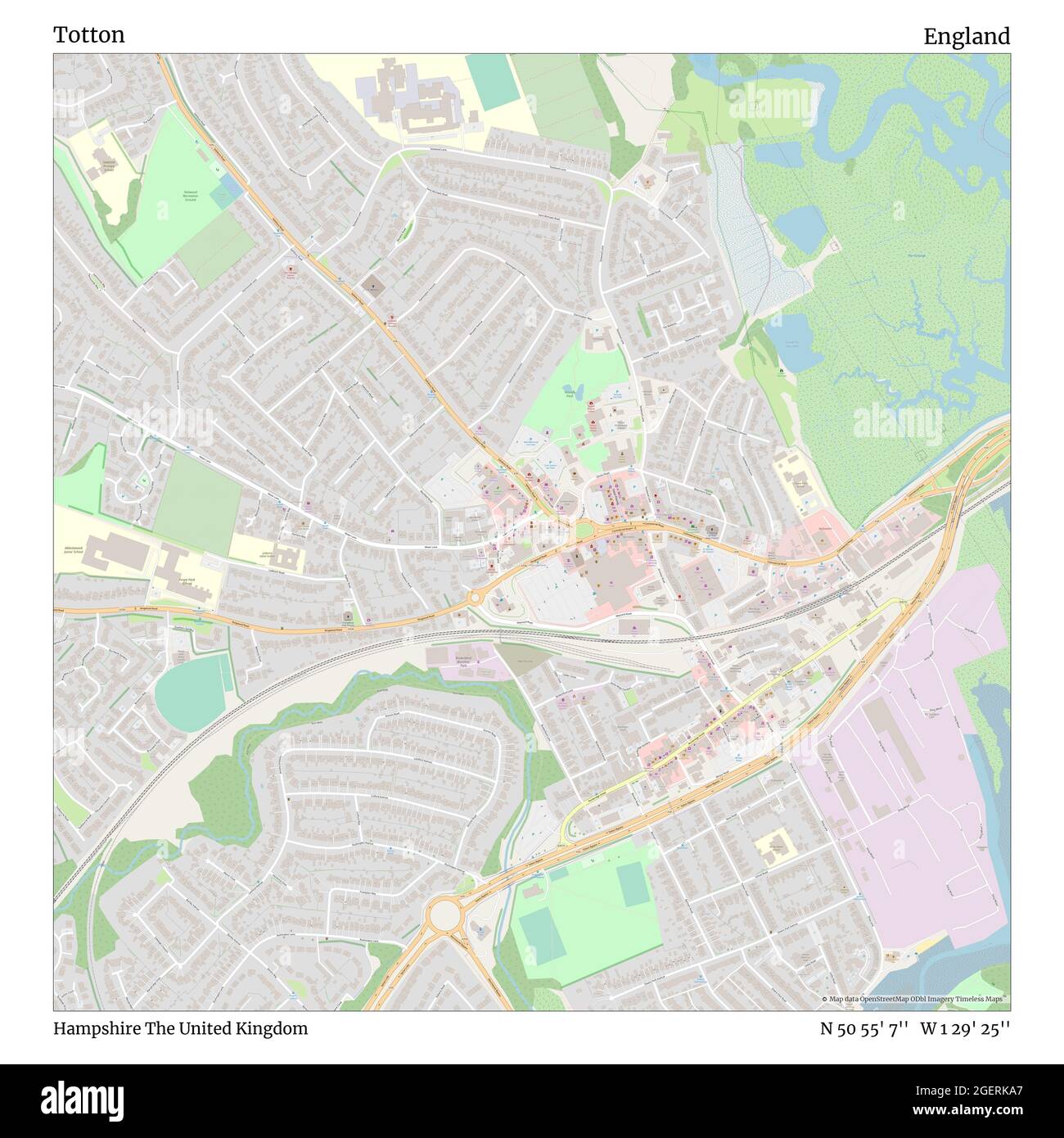 Karte von totton -Fotos und -Bildmaterial in hoher Auflösung – Alamy