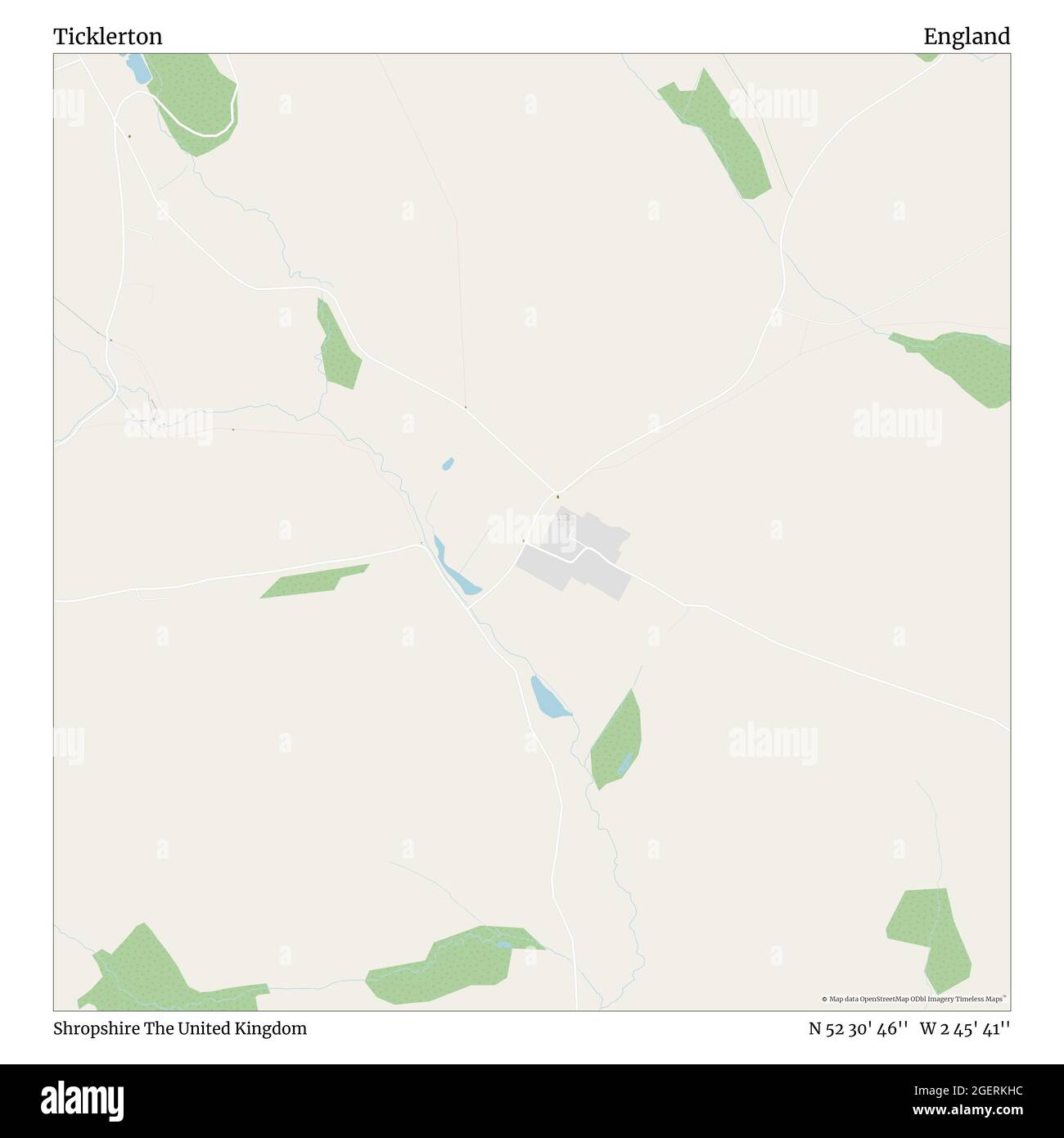 Ticklerton, Shropshire, Großbritannien, England, N 52 30' 46'', W 2 45 ...