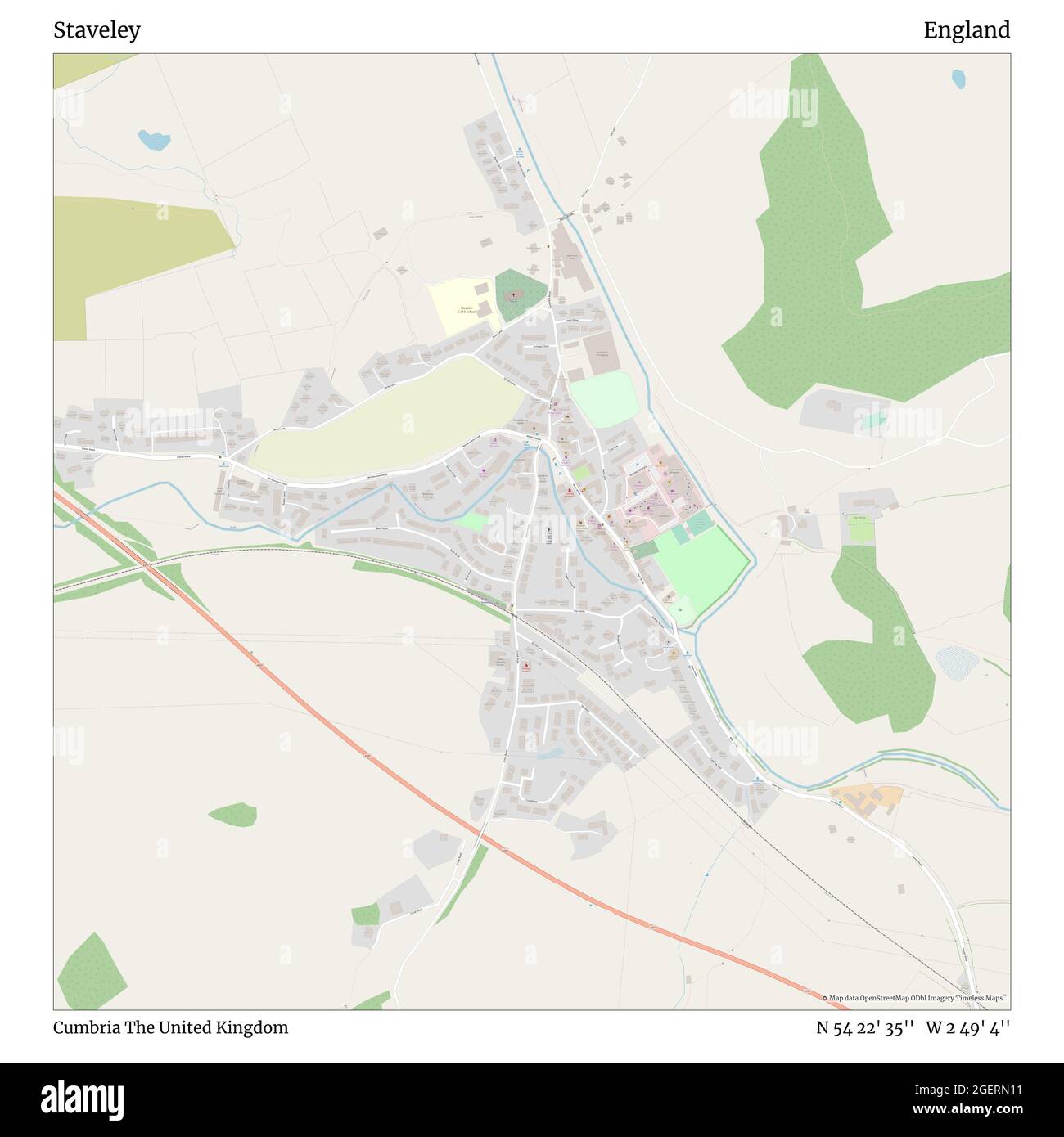 Staveley, Cumbria, Großbritannien, England, N 54 22' 35'', W 2 49' 4 ...