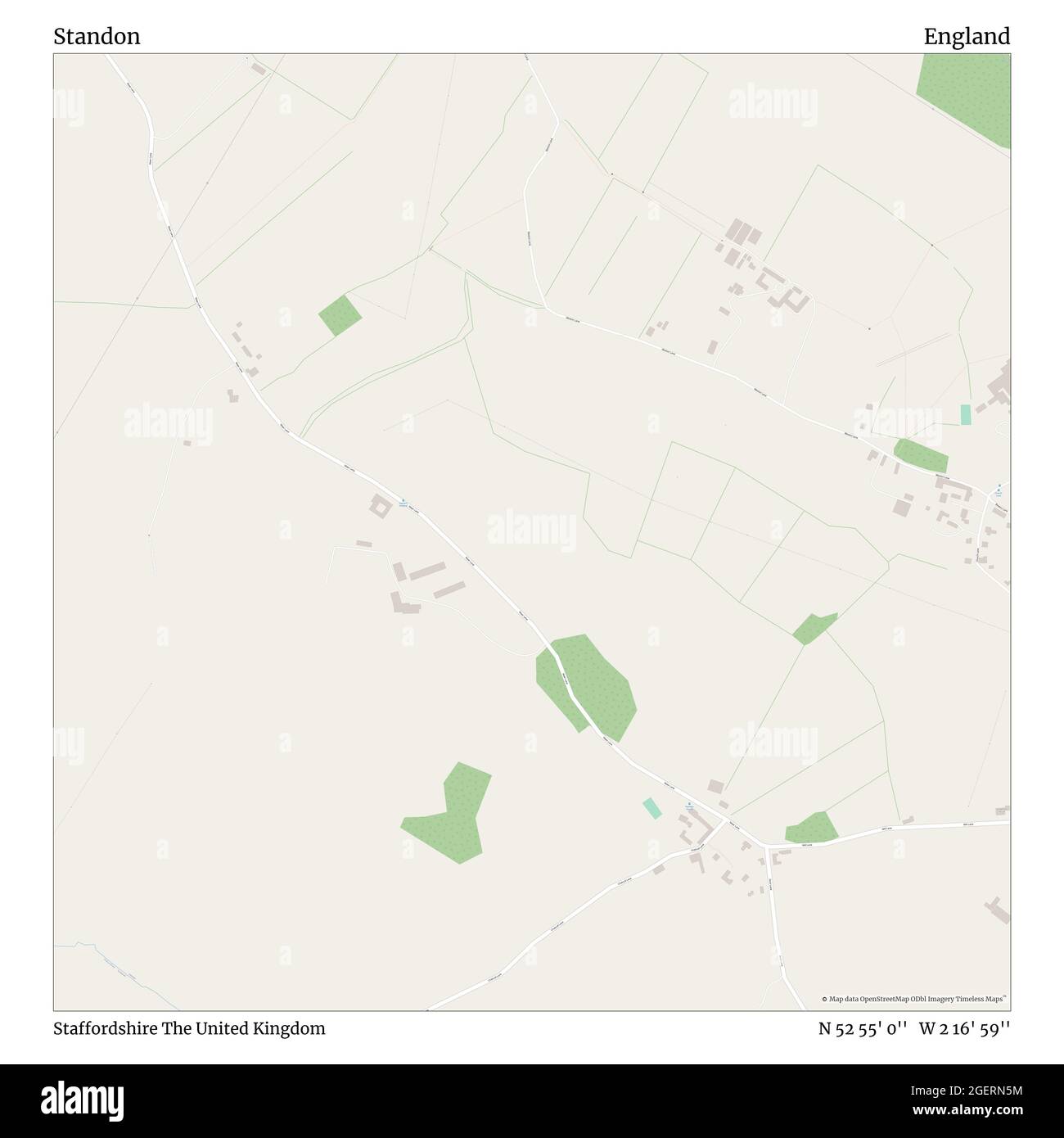 Standon, Staffordshire, Großbritannien, England, N 52 55' 0'', W 2 16 ...