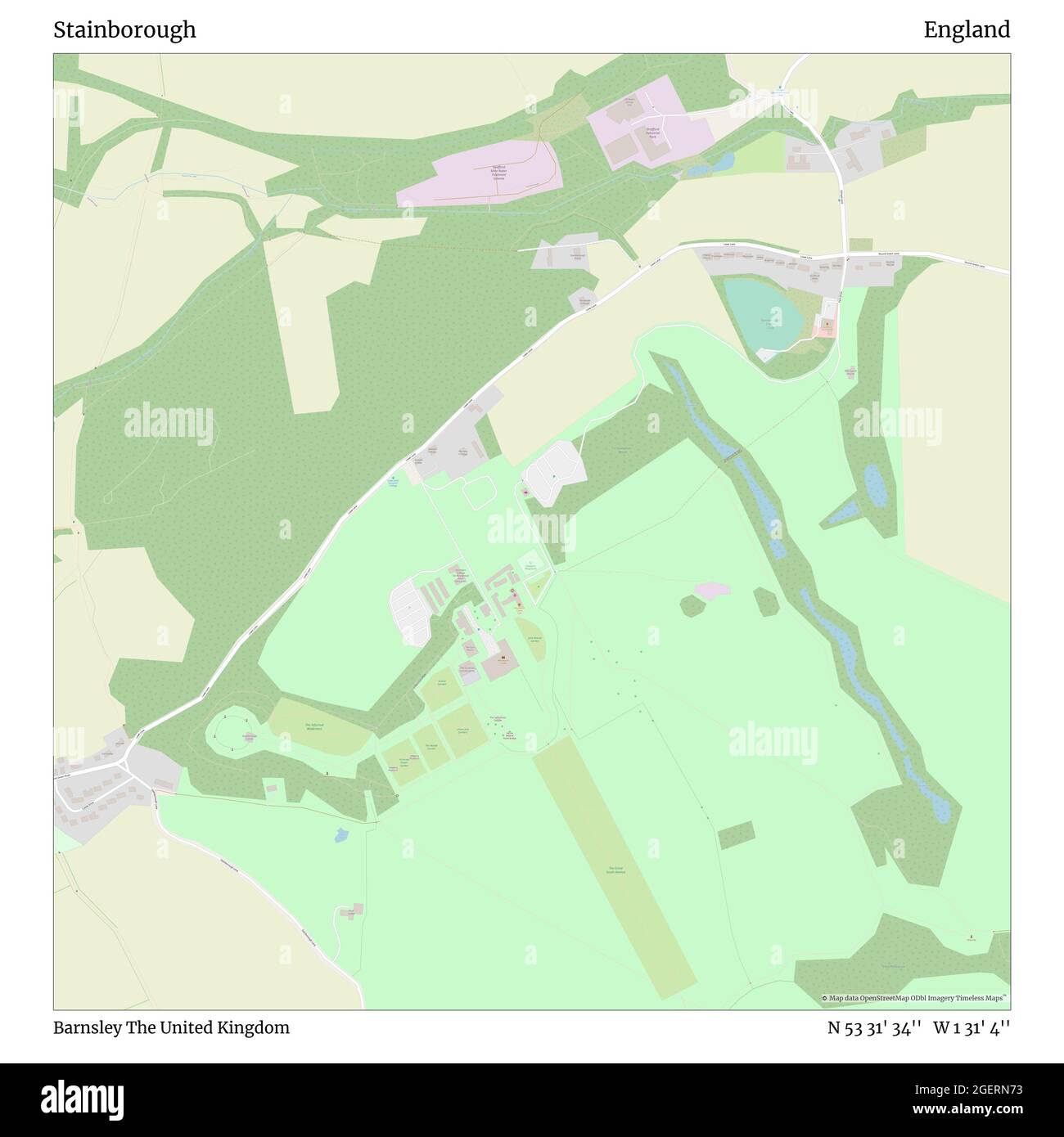 Stainborough, Barnsley, Großbritannien, England, N 53 31' 34'', W 1 31 ...