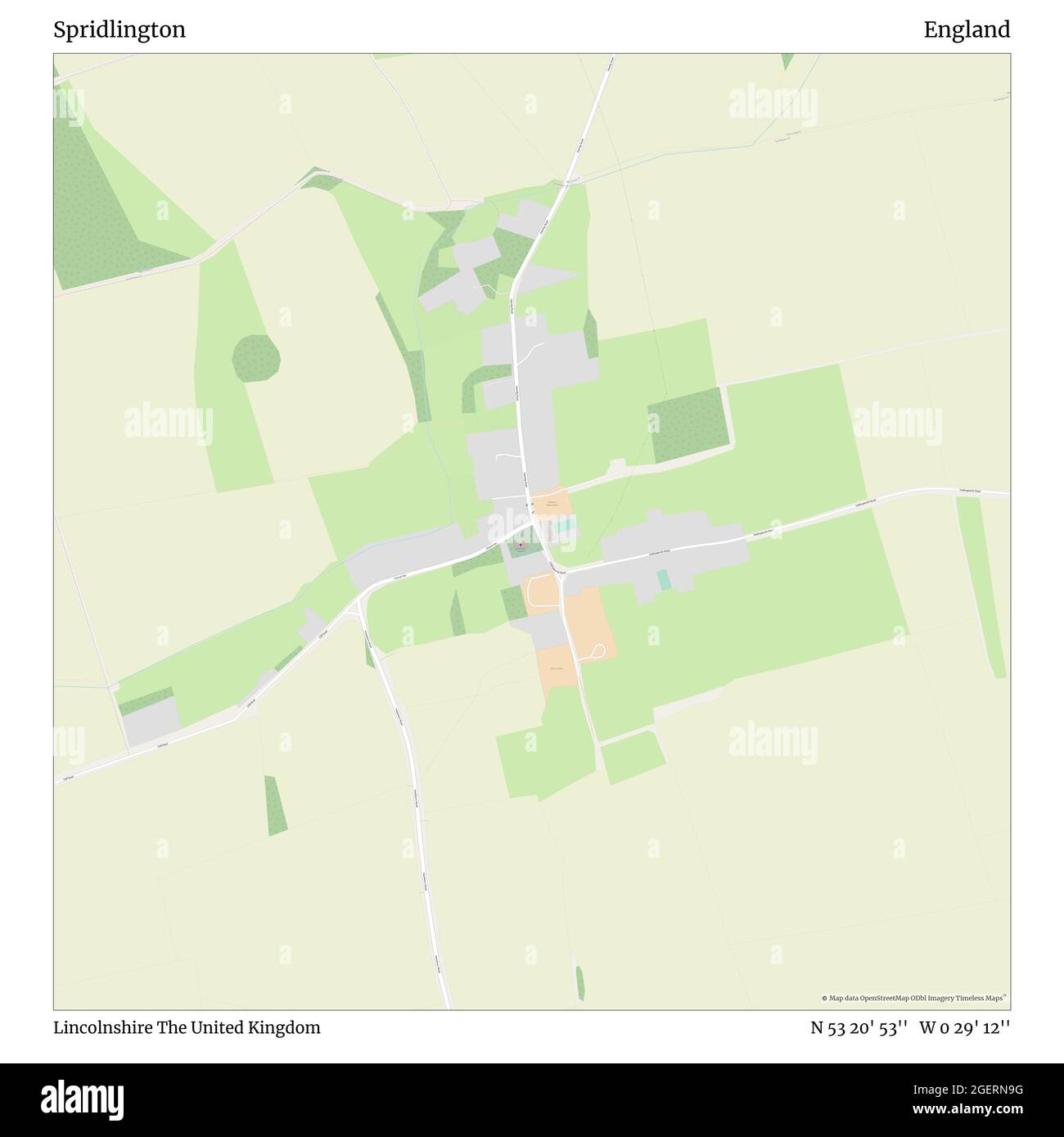 Spridlington, Lincolnshire, Großbritannien, England, N 53 20' 53'', W 0 ...