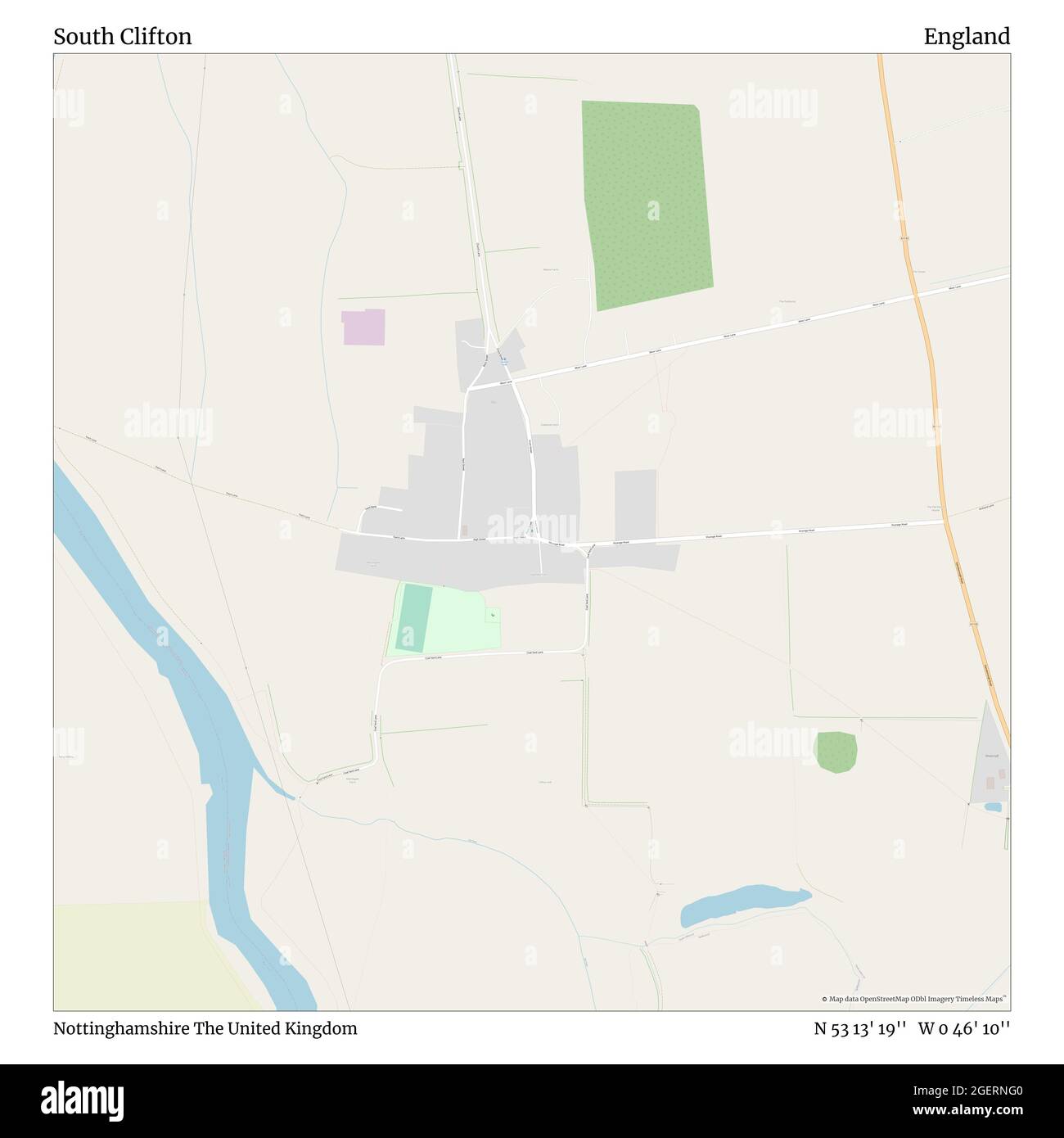 South Clifton, Nottinghamshire, Großbritannien, England, N 53 13' 19 ...