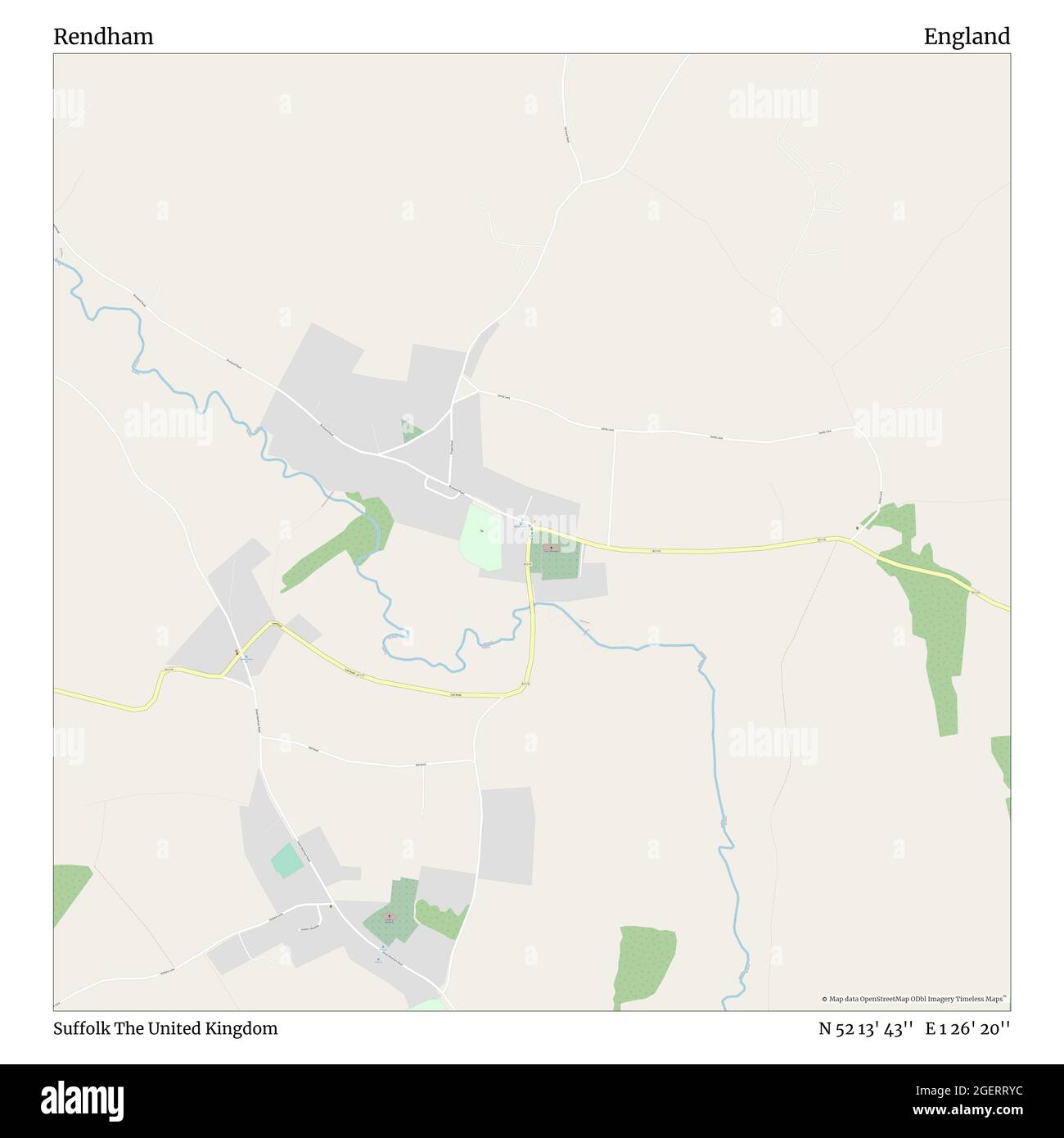 Rendham, Suffolk, Vereinigtes Königreich, England, N 52 13' 43'', E 1 ...