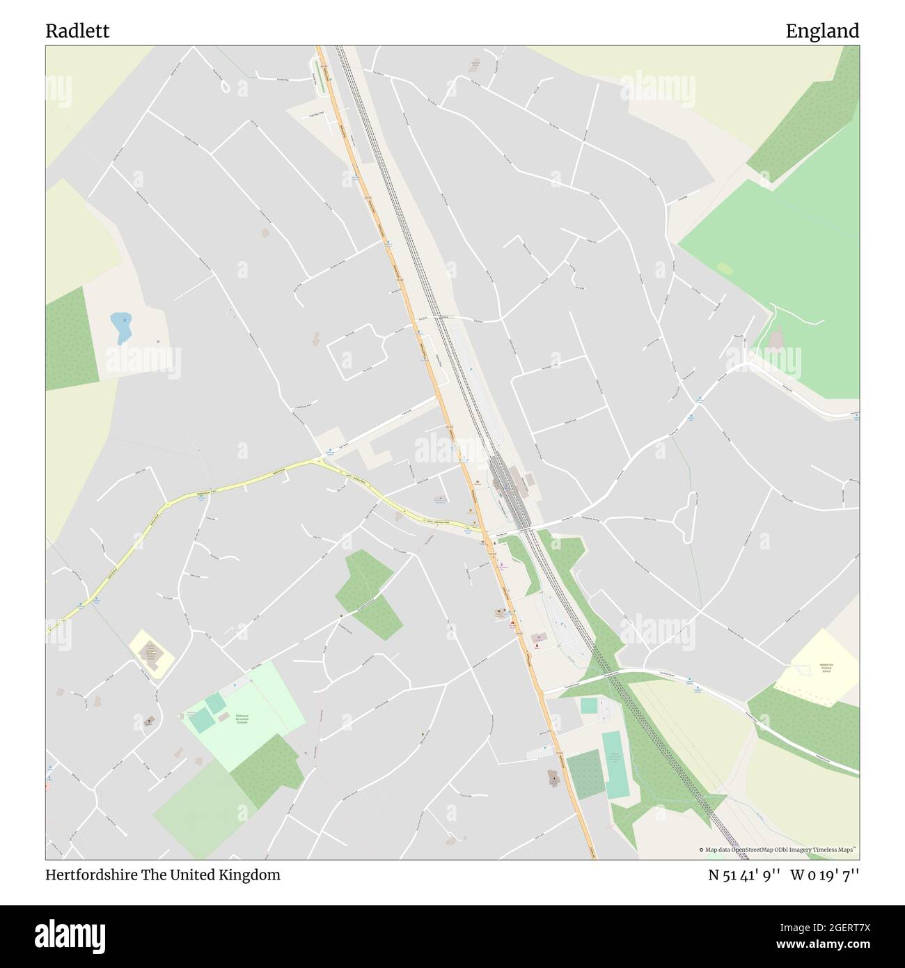Radlett, Hertfordshire, Großbritannien, England, N 51 41' 9'', W 0 19 ...
