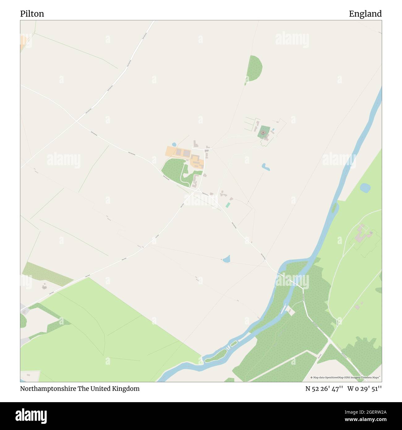 Pilton, Northamptonshire, Großbritannien, England, N 52 26' 47'', W 0 ...