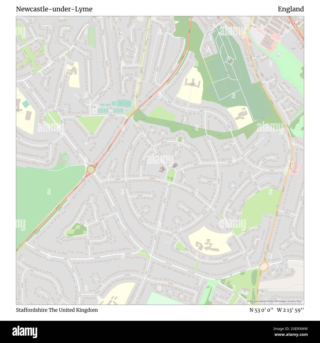 Newcastle under lyme karte -Fotos und -Bildmaterial in hoher Auflösung ...
