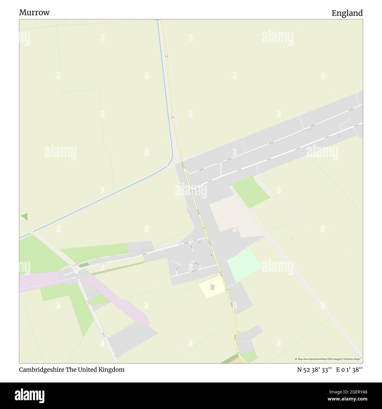Murrow, Cambridgeshire, Großbritannien, England, N 52 38' 33'', E 0 1 ...