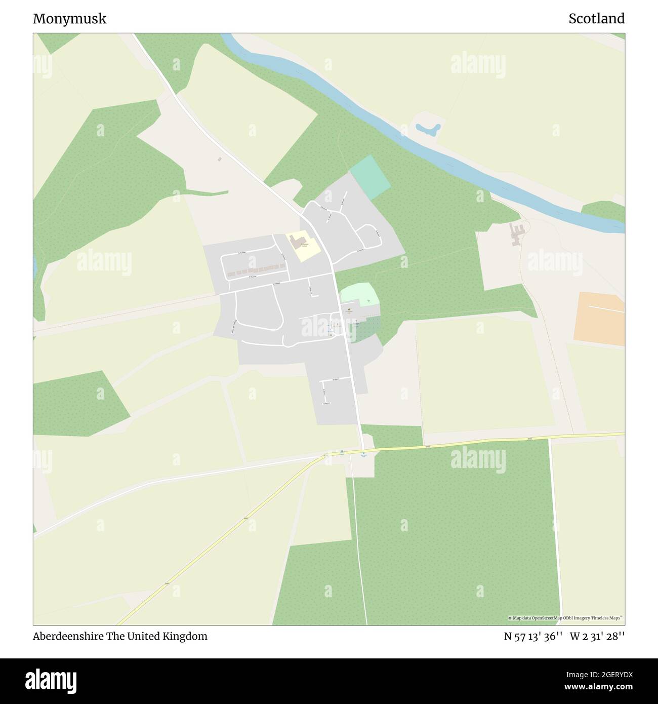 Monymusk, Aberdeenshire, Großbritannien, Schottland, N 57 13' 36'', W 2 ...
