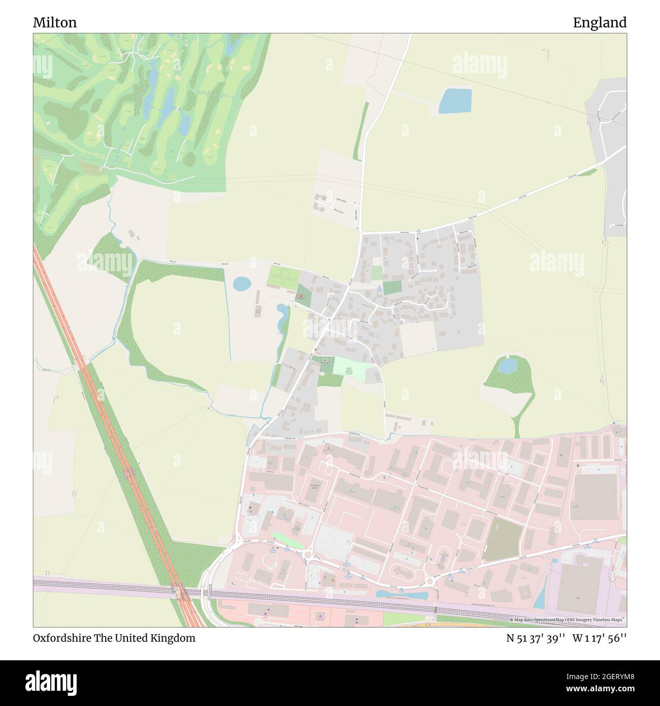 Milton, Oxfordshire, Großbritannien, England, N 51 37' 39'', W 1 17' 56 ...