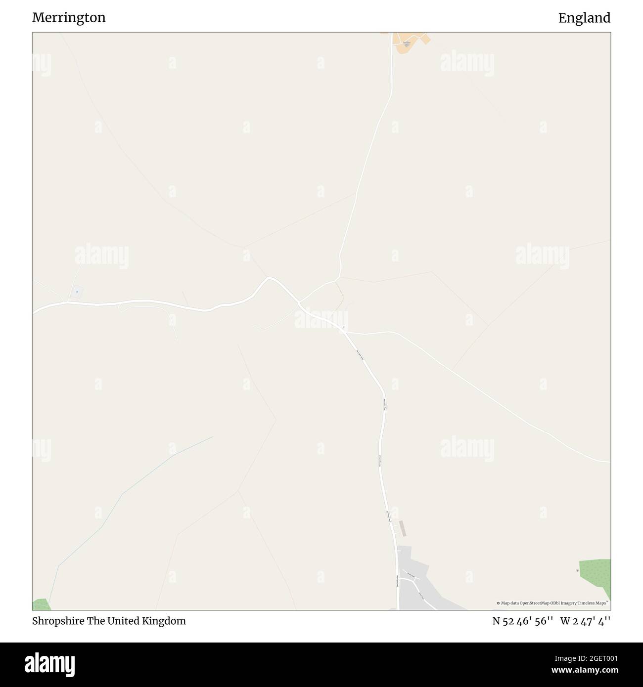 Merrington, Shropshire, Großbritannien, England, N 52 46' 56'', W 2 47 ...
