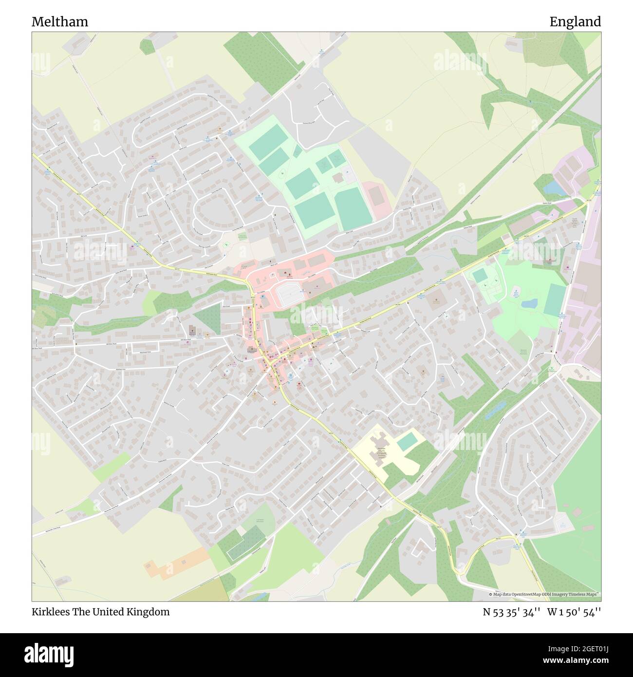 Meltham, Kirklees, Vereinigtes Königreich, England, N 53 35' 34'', W 1 ...