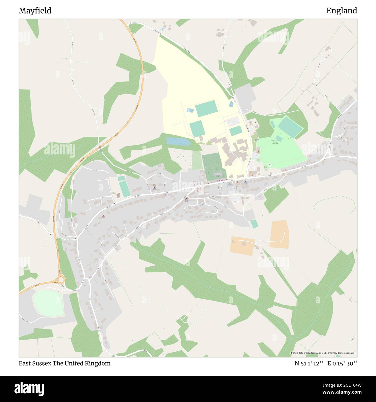 Mayfield, East Sussex, Großbritannien, England, N 51 1' 12'', E 0 15 ...