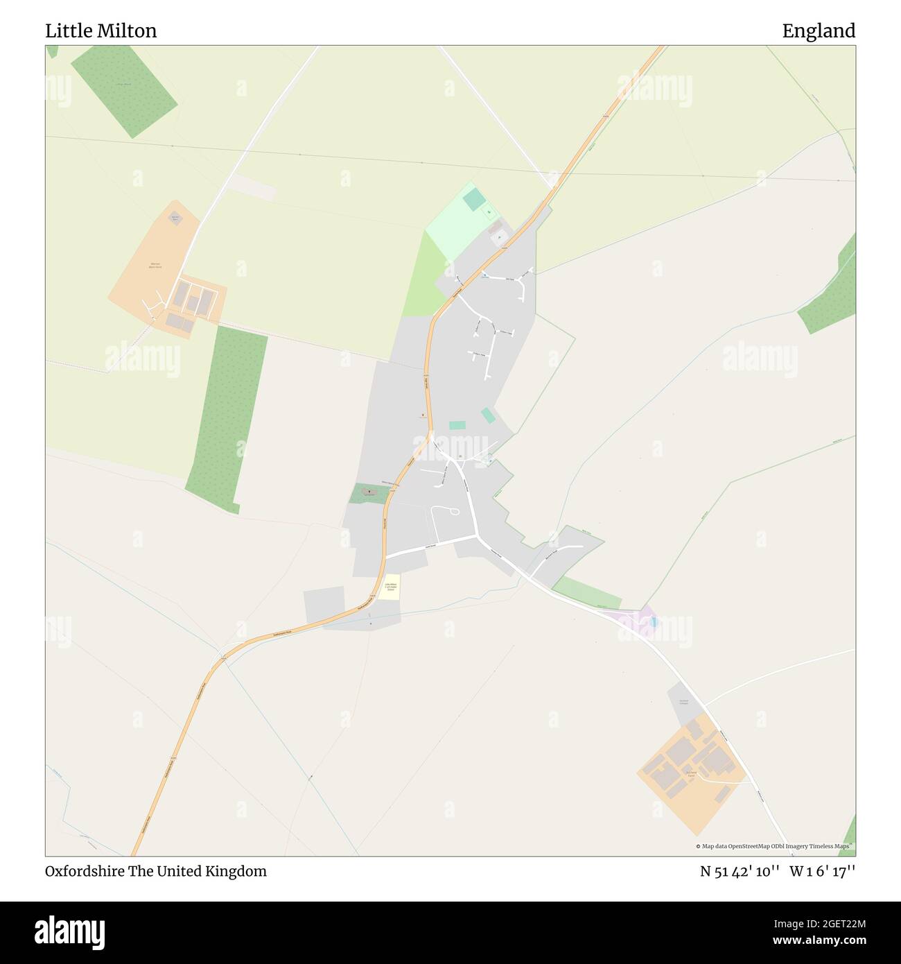 Little Milton, Oxfordshire, Großbritannien, England, N 51 42' 10'', W 1 ...
