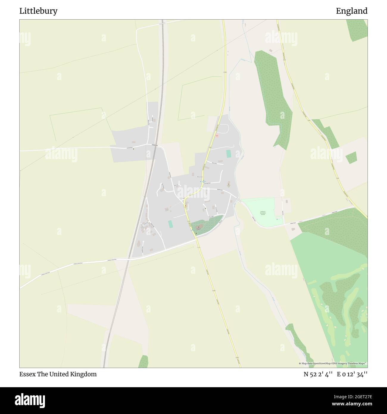 Littlebury, Essex, Großbritannien, England, N 52 2' 4'', E 0 12' 34 ...