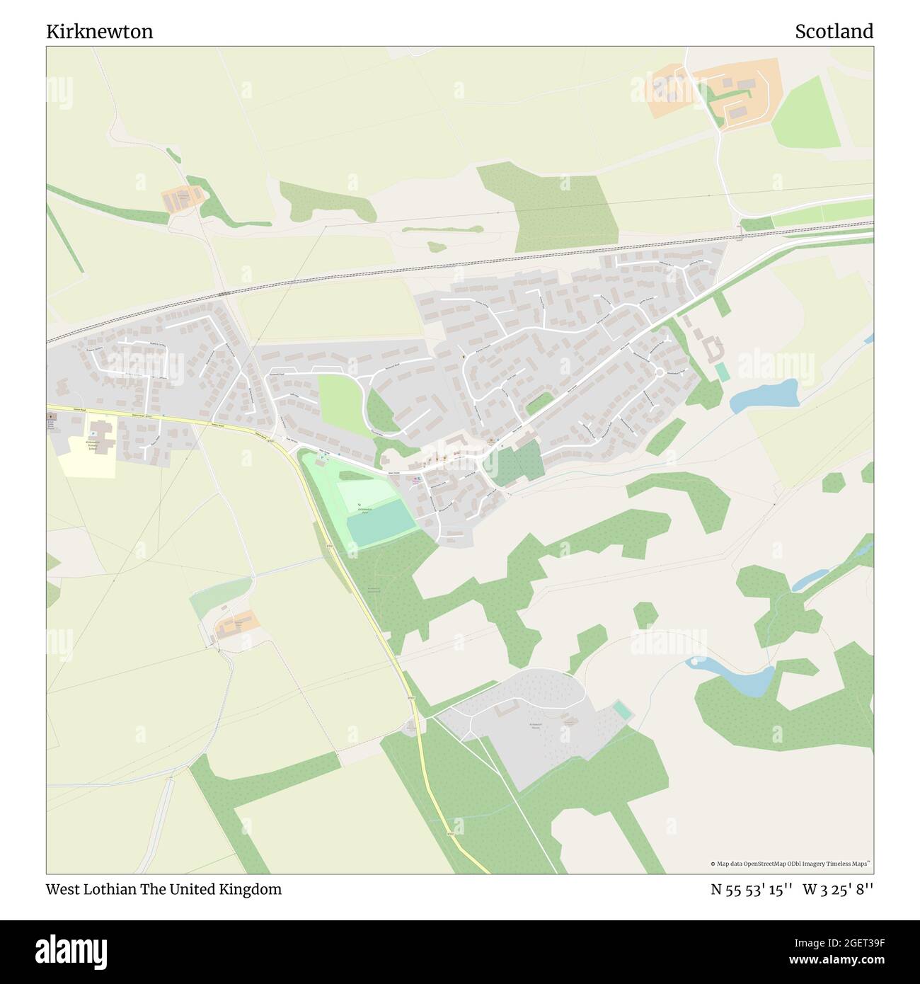 Kirknewton, West Lothian, Großbritannien, Schottland, N 55 53' 15'', W ...