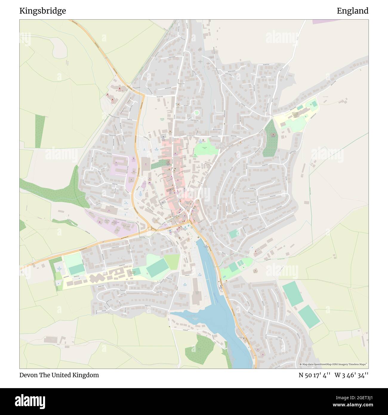 Kingsbridge, Devon, Großbritannien, England, N 50 17' 4'', W 3 46' 34 ...