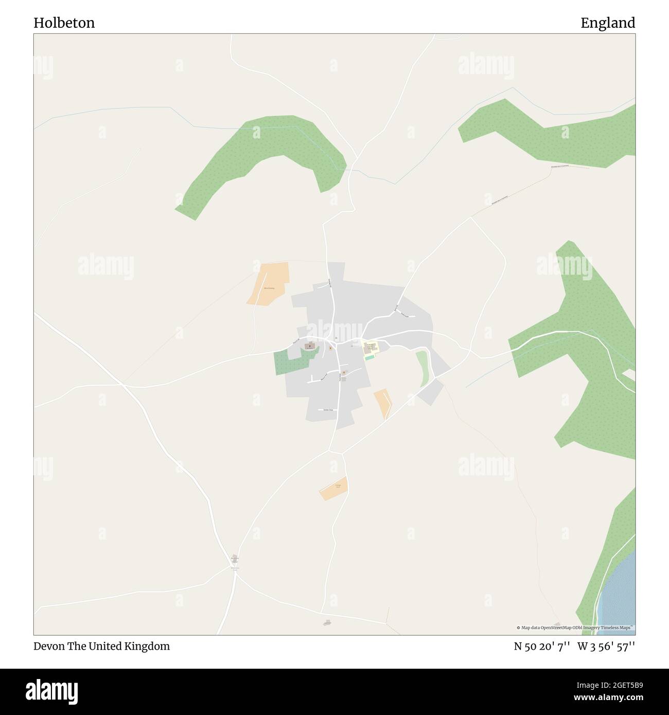 Holbeton, Devon, Großbritannien, England, N 50 20' 7'', W 3 56' 57 ...
