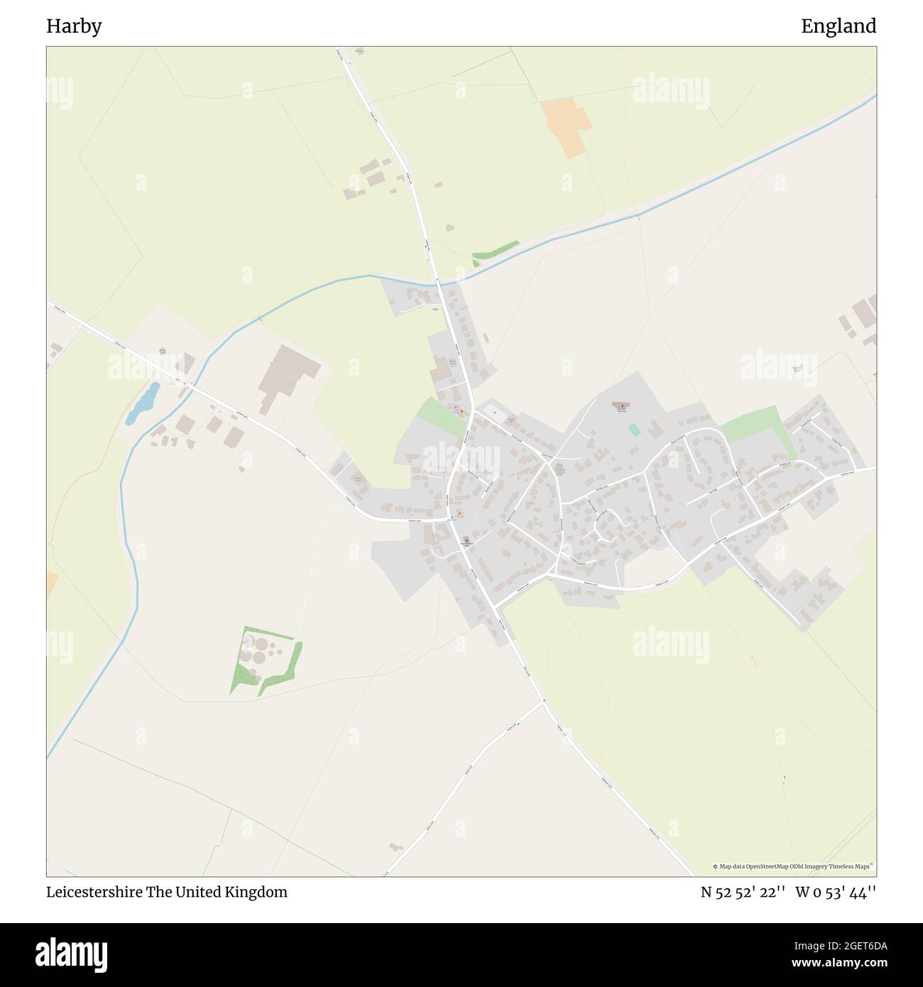 Harby, Leicestershire, Großbritannien, England, N 52 52' 22'', W 0 53 ...