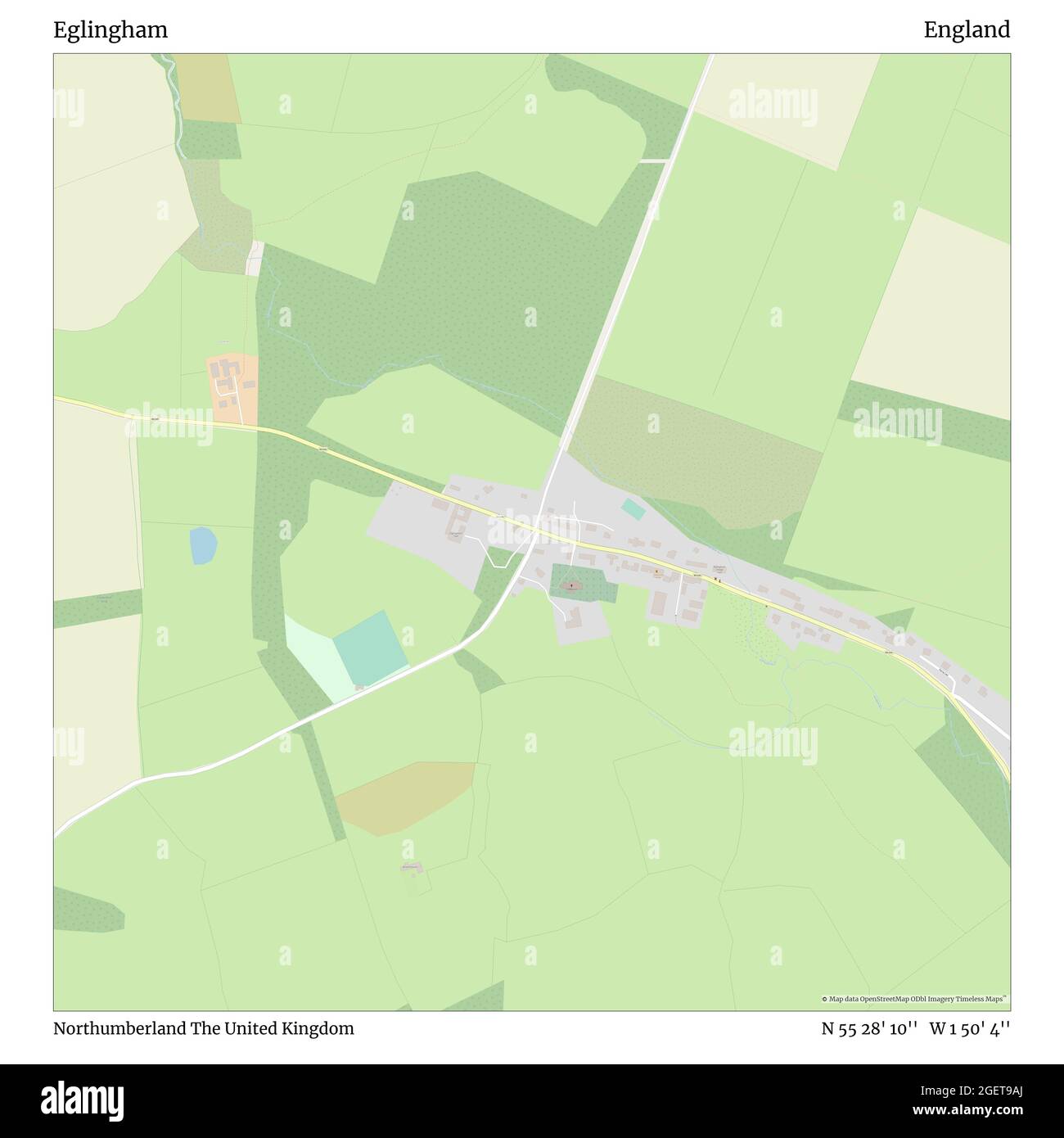 Eglingham, Northumberland, Vereinigtes Königreich, England, N 55 28' 10 ...