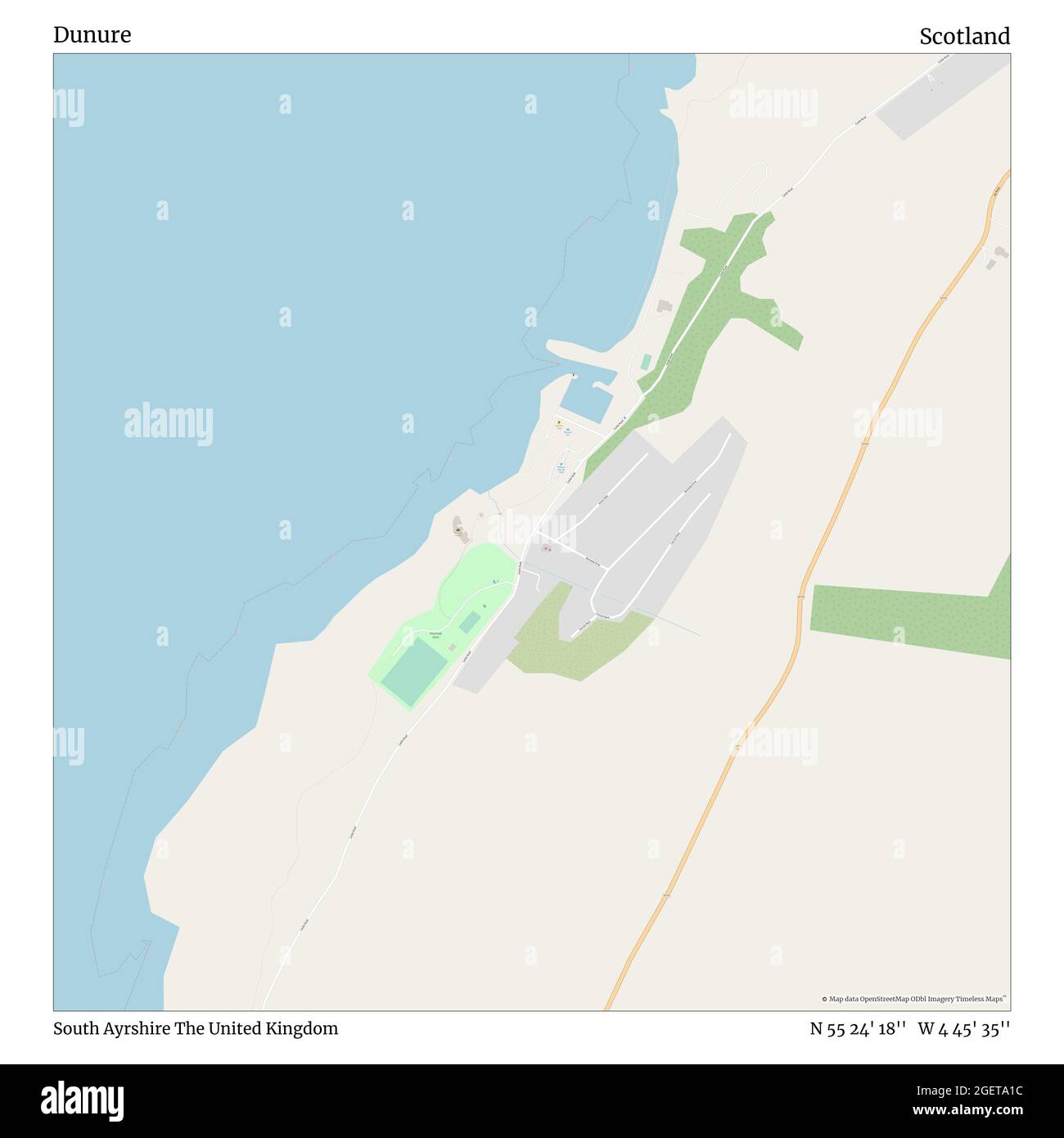 Dunure, South Ayrshire, Großbritannien, Schottland, N 55 24' 18'', W 4 ...