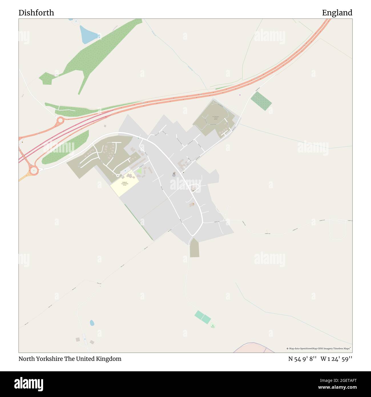 Dishforth, North Yorkshire, Großbritannien, England, N 54 9' 8'', W 1 ...